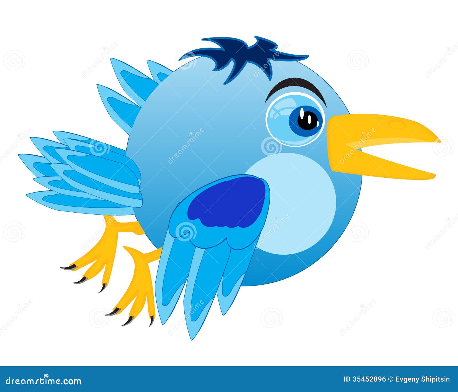 Cartoon of the birdie stock illustration. Illustration of drawing ...