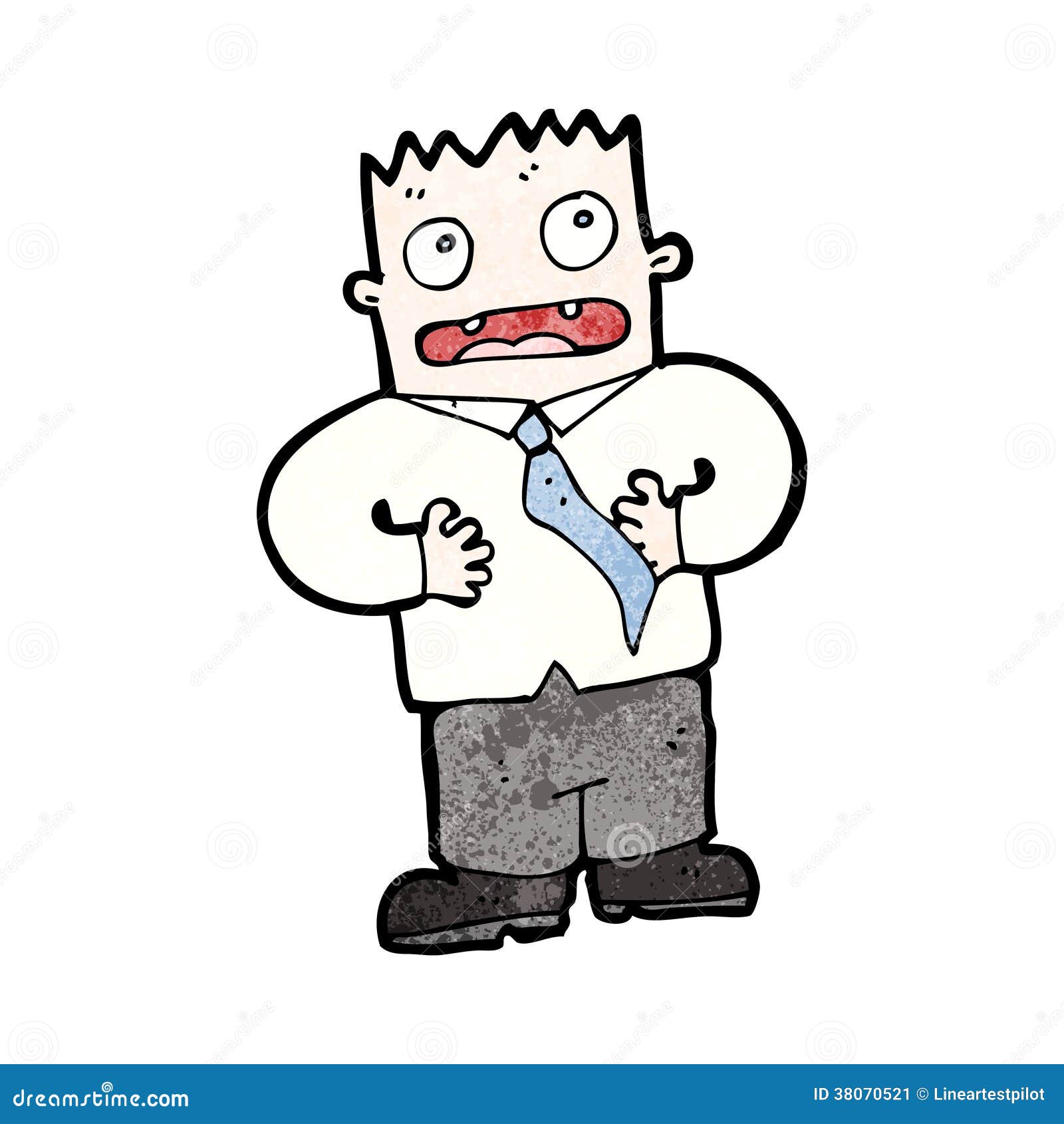 Cartoon blameless man stock illustration. Illustration of texture ...