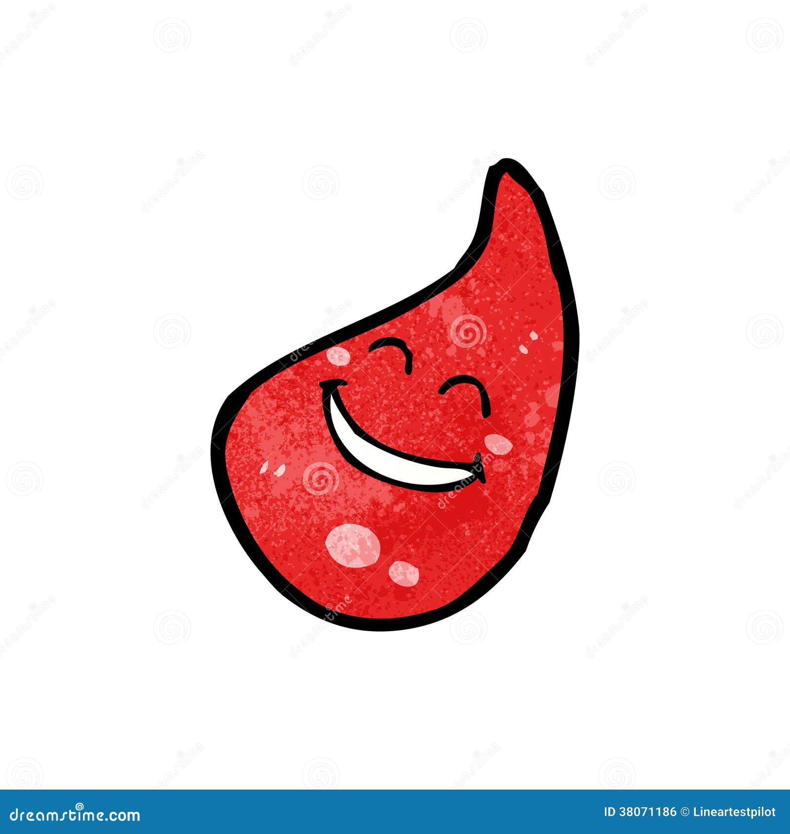 Cartoon blood drop stock vector. Illustration of healthy - 38071186