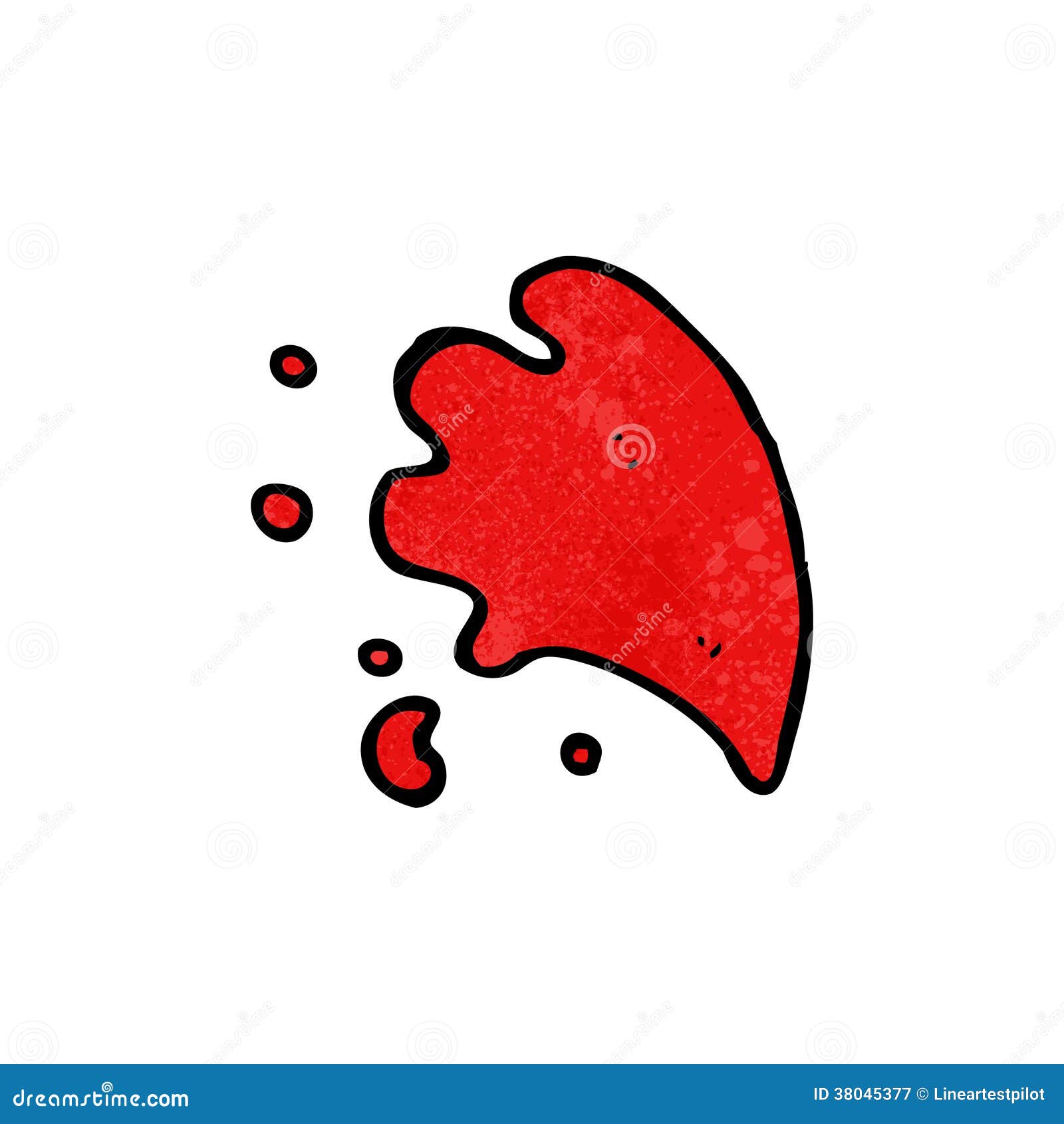 Cartoon Blood Splatter