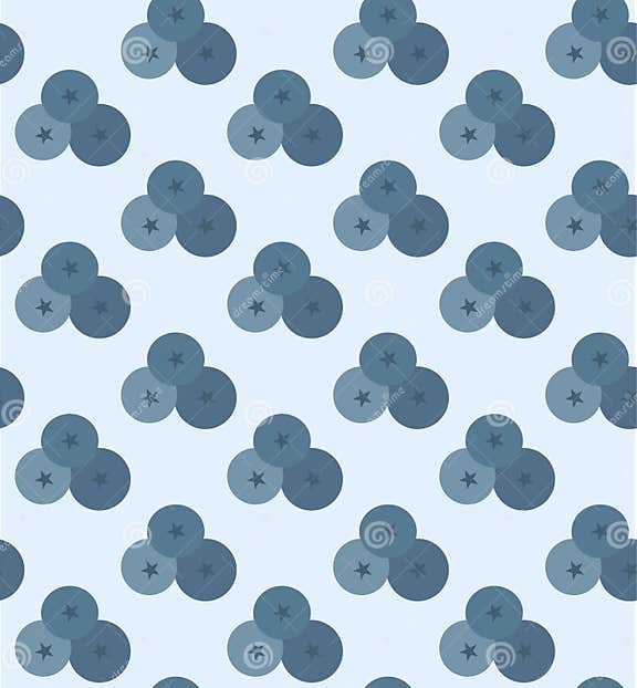 Cartoon Blueberries Pattern Stock Vector - Illustration of design ...