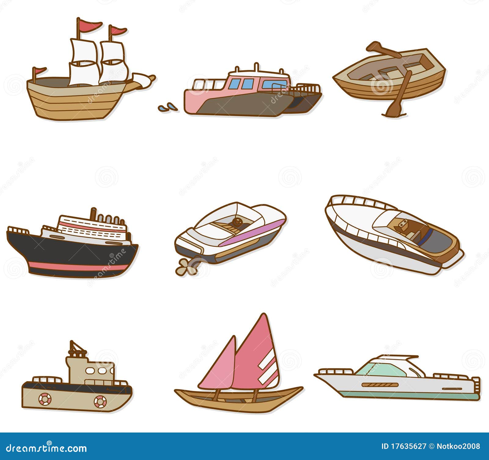 Cartoon Boat Vector Illustration | CartoonDealer.com #5639762