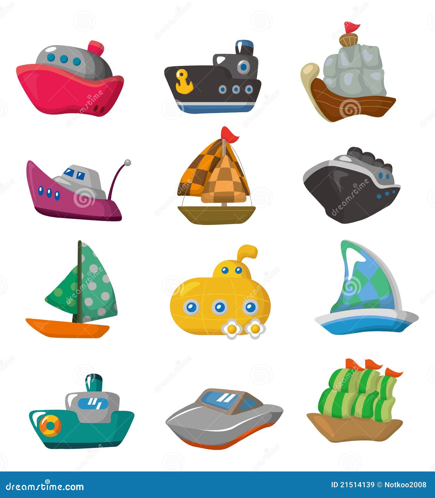 Cartoon Boat | CartoonDealer.com #8721447