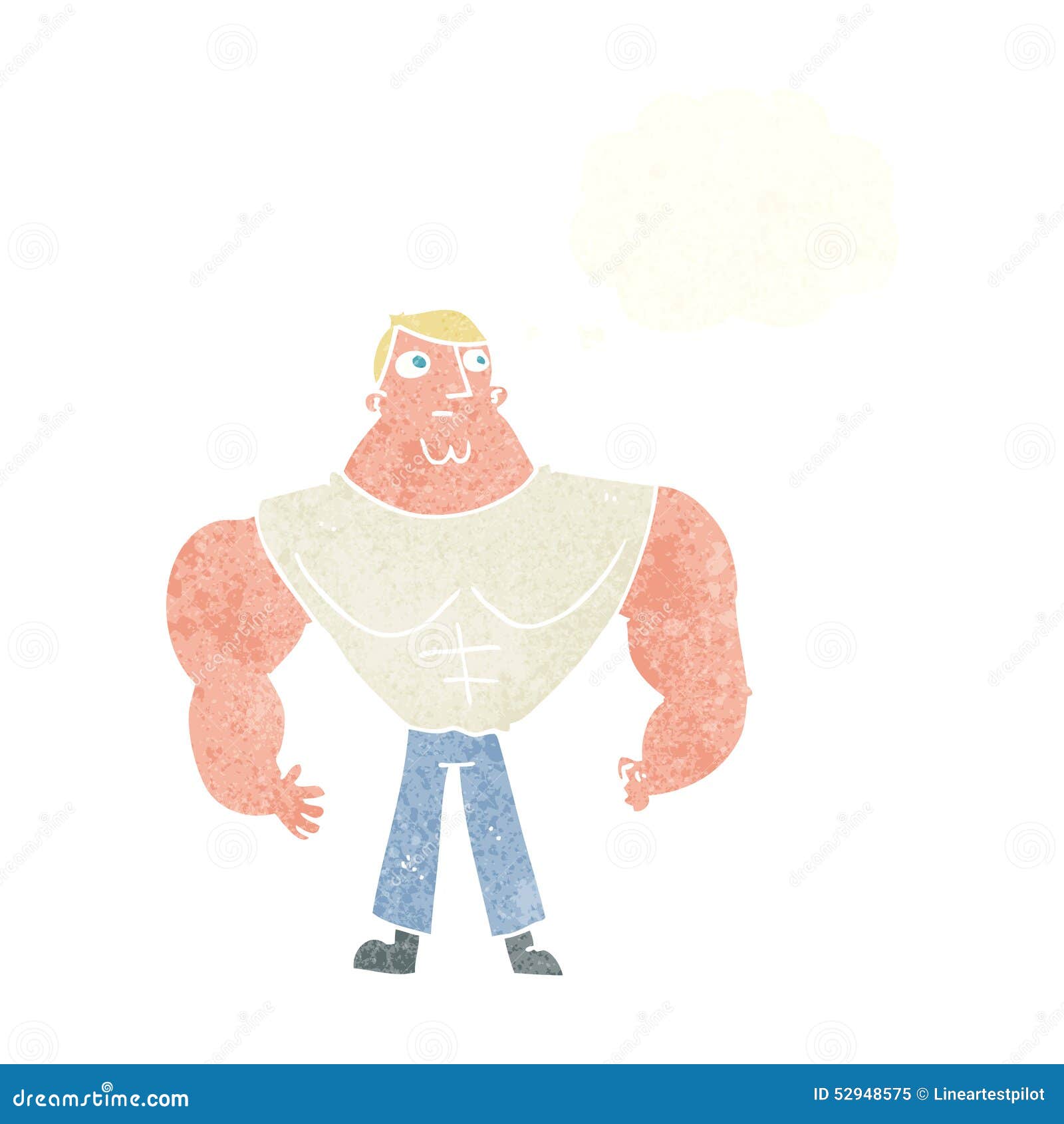 Cartoon Body Builder Thought Bubble Stock Illustrations – 43 Cartoon ...