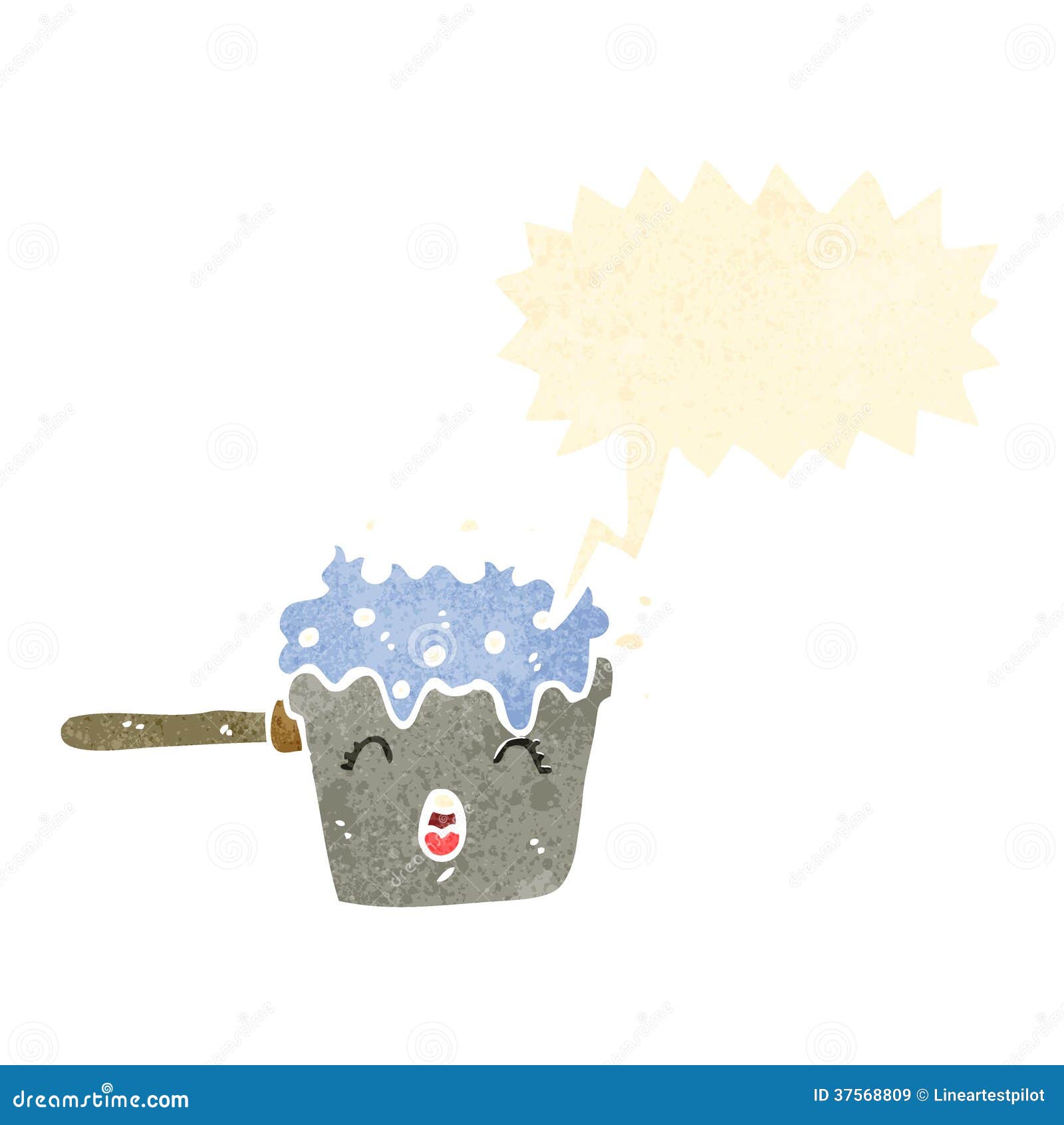 Cartoon boiling water stock vector. Illustration of drawing - 37568809