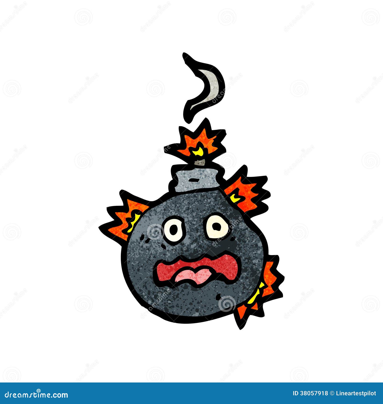 Cartoon bomb stock vector. Illustration of character - 38057918