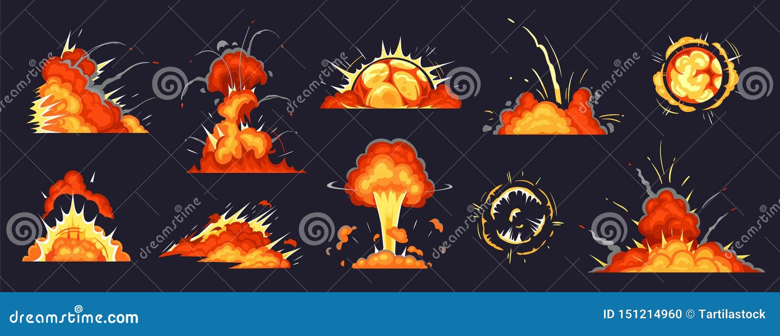 Cartoon Bomb Ready To Explode. Vector Illustration | CartoonDealer.com ...