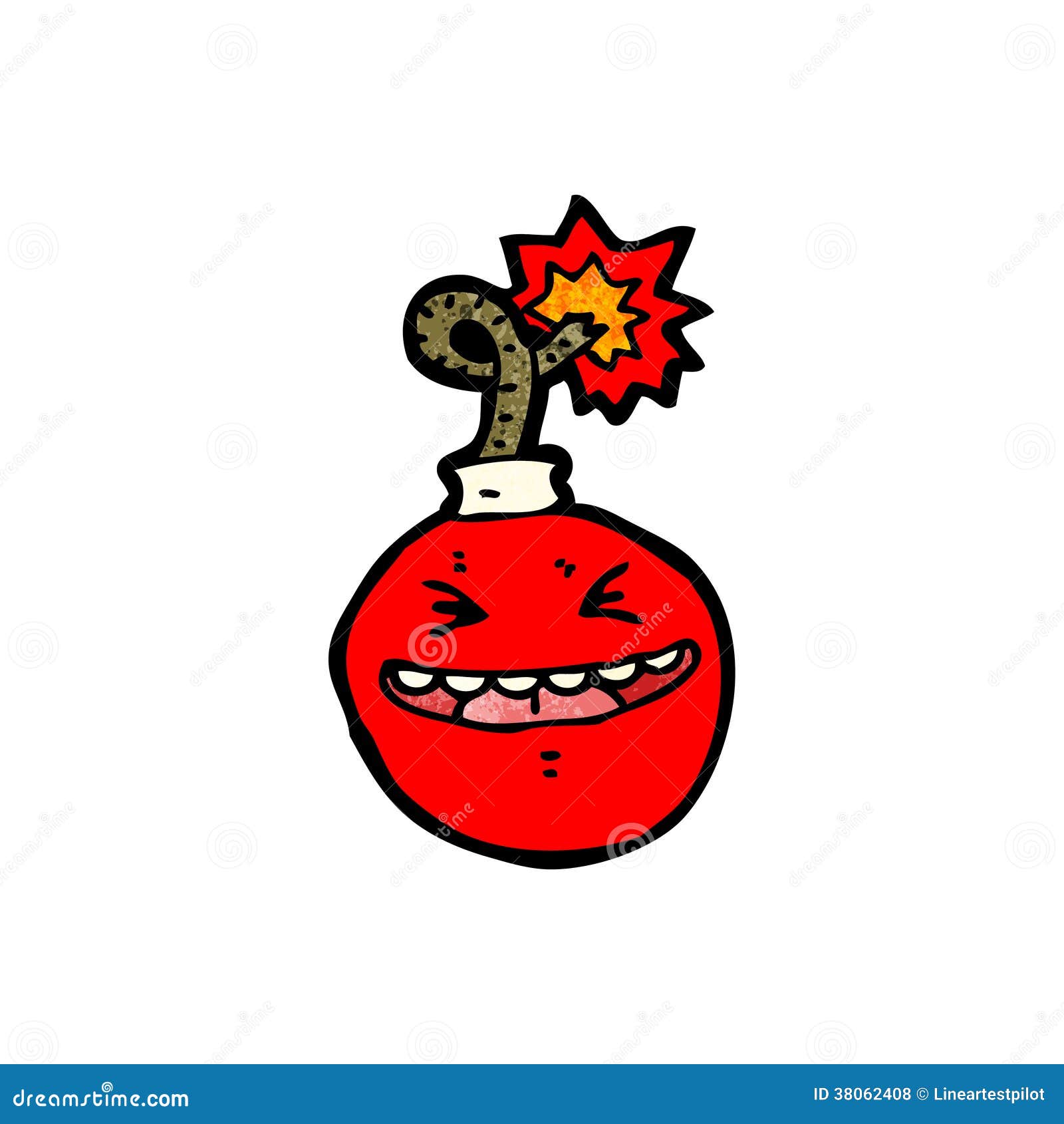 Cartoon bomb ready to blow stock vector. Illustration of artwork - 38062408