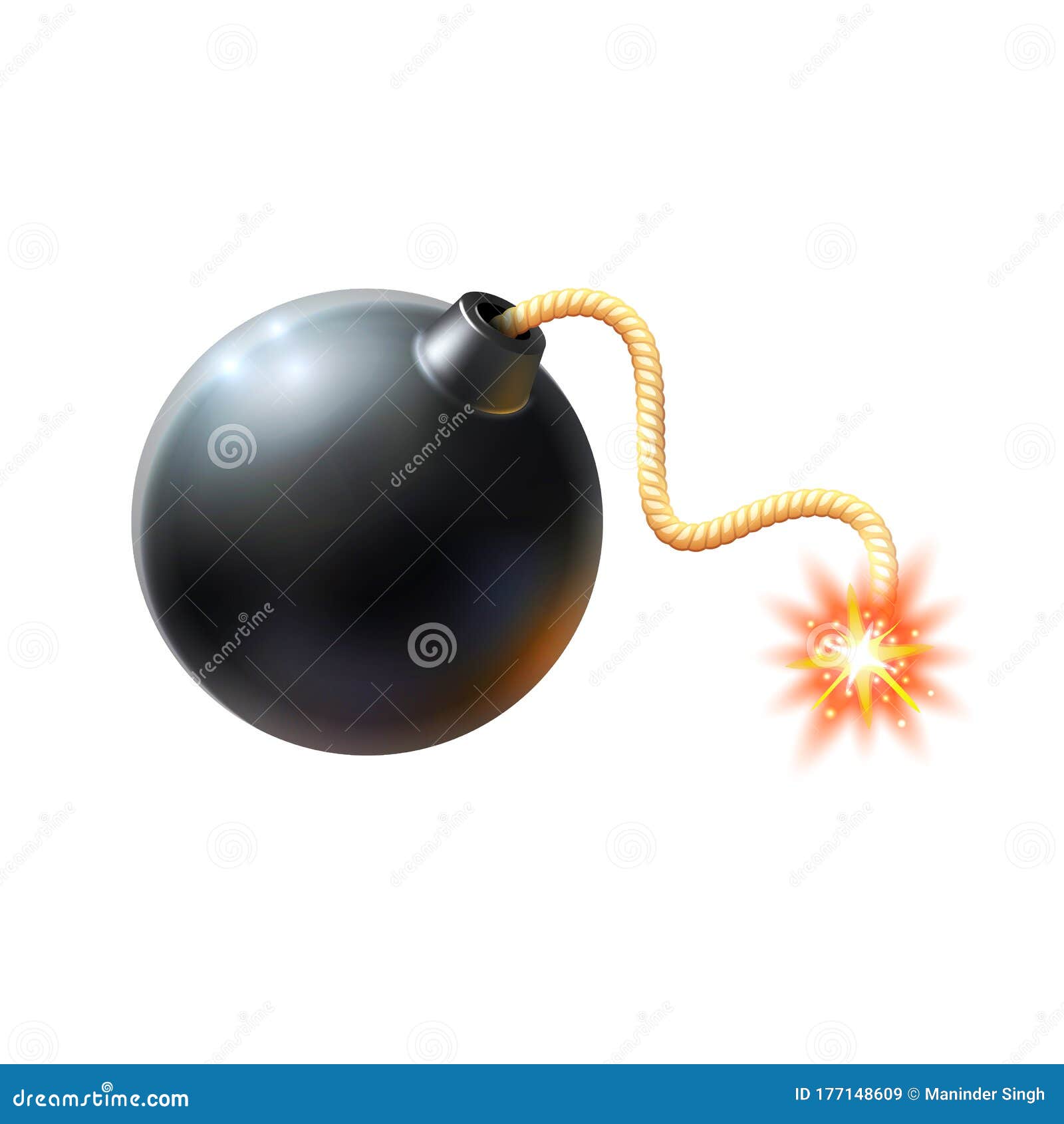 Bomb. stock image. Image of clock, estate, bomb, corona - 177148609