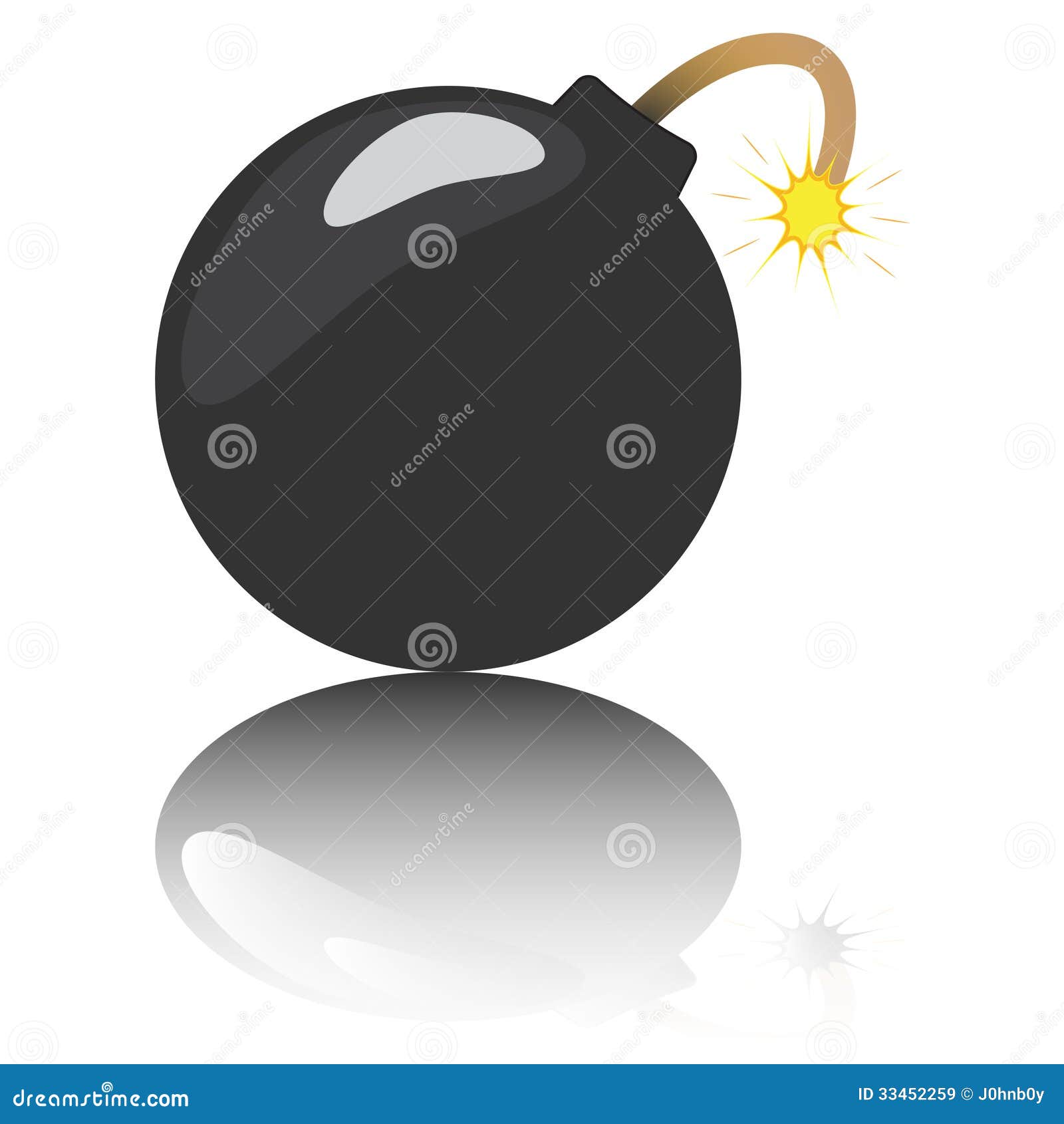 Cartoon Bomb With Fire Pop Art Style Comic Illustration | CartoonDealer ...