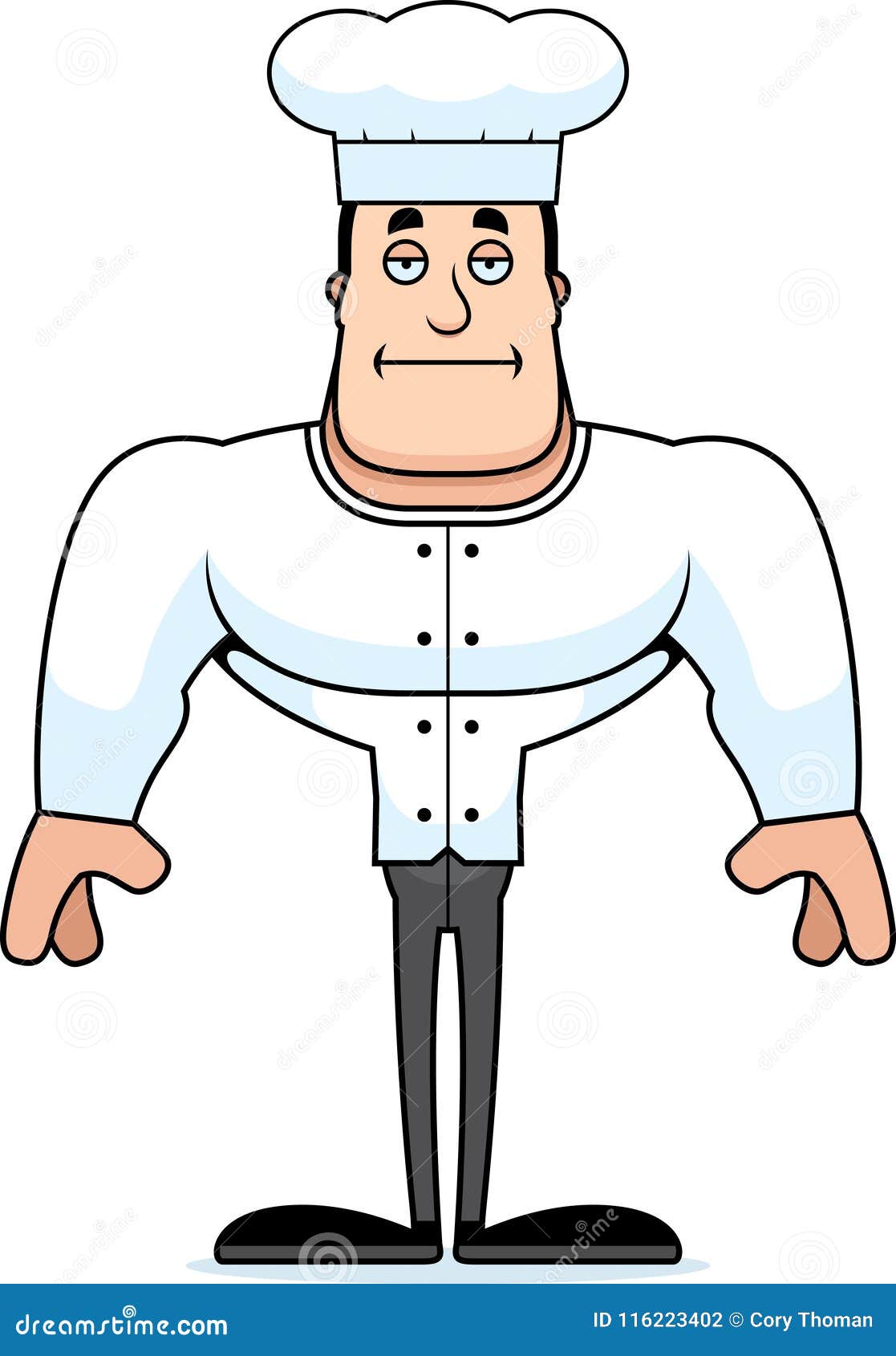 Cartoon Bored Chef stock vector. Illustration of chef - 116223402