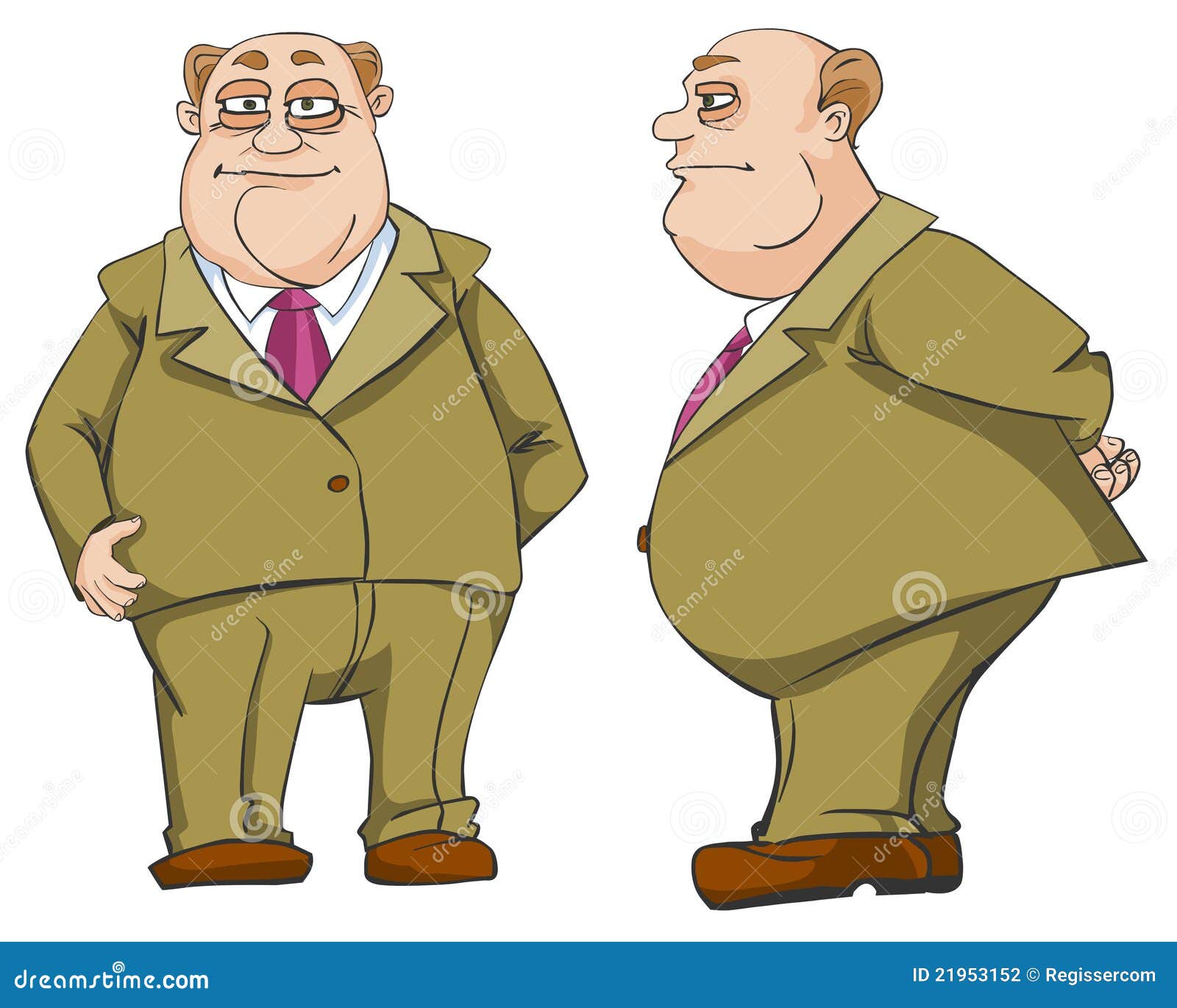 Cartoon boss character stock illustration. Illustration of boss - 21953152
