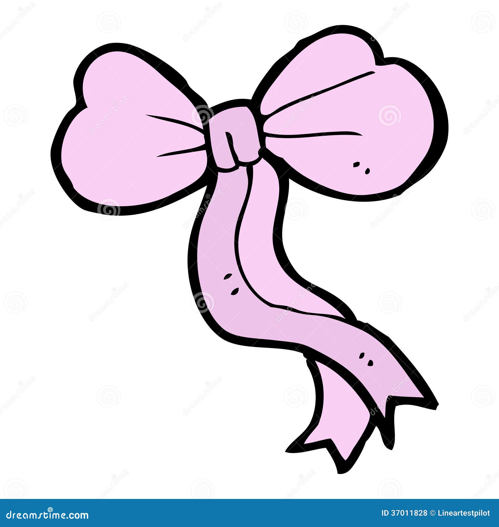 Cartoon bow stock vector. Illustration of cartoon, funny - 37011828