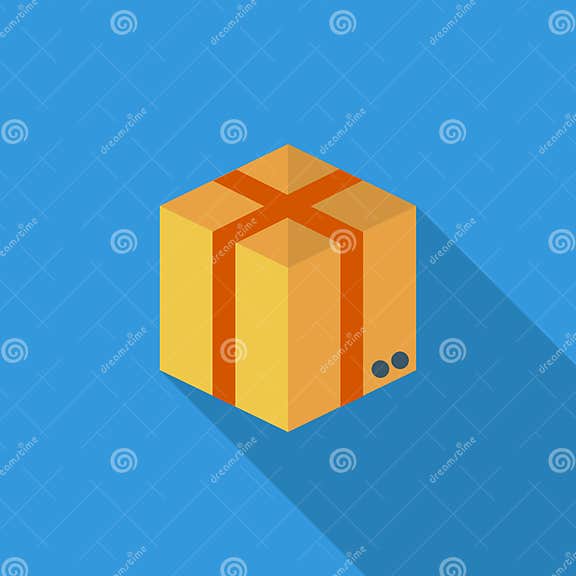 Cartoon Box stock vector. Illustration of distribution - 89753481