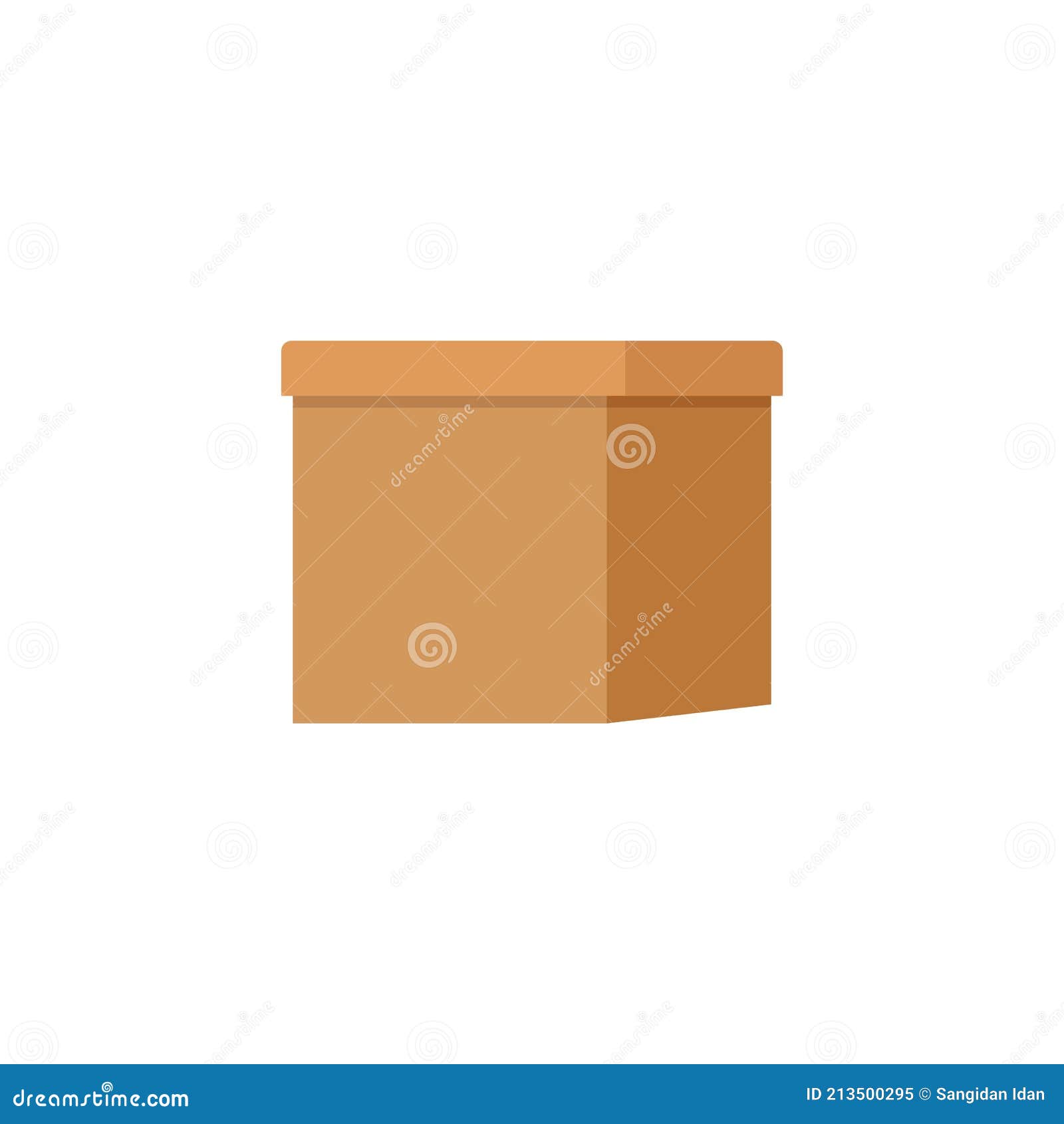 Cartoon Box Icon Vector Illustration Design Template Stock Vector ...