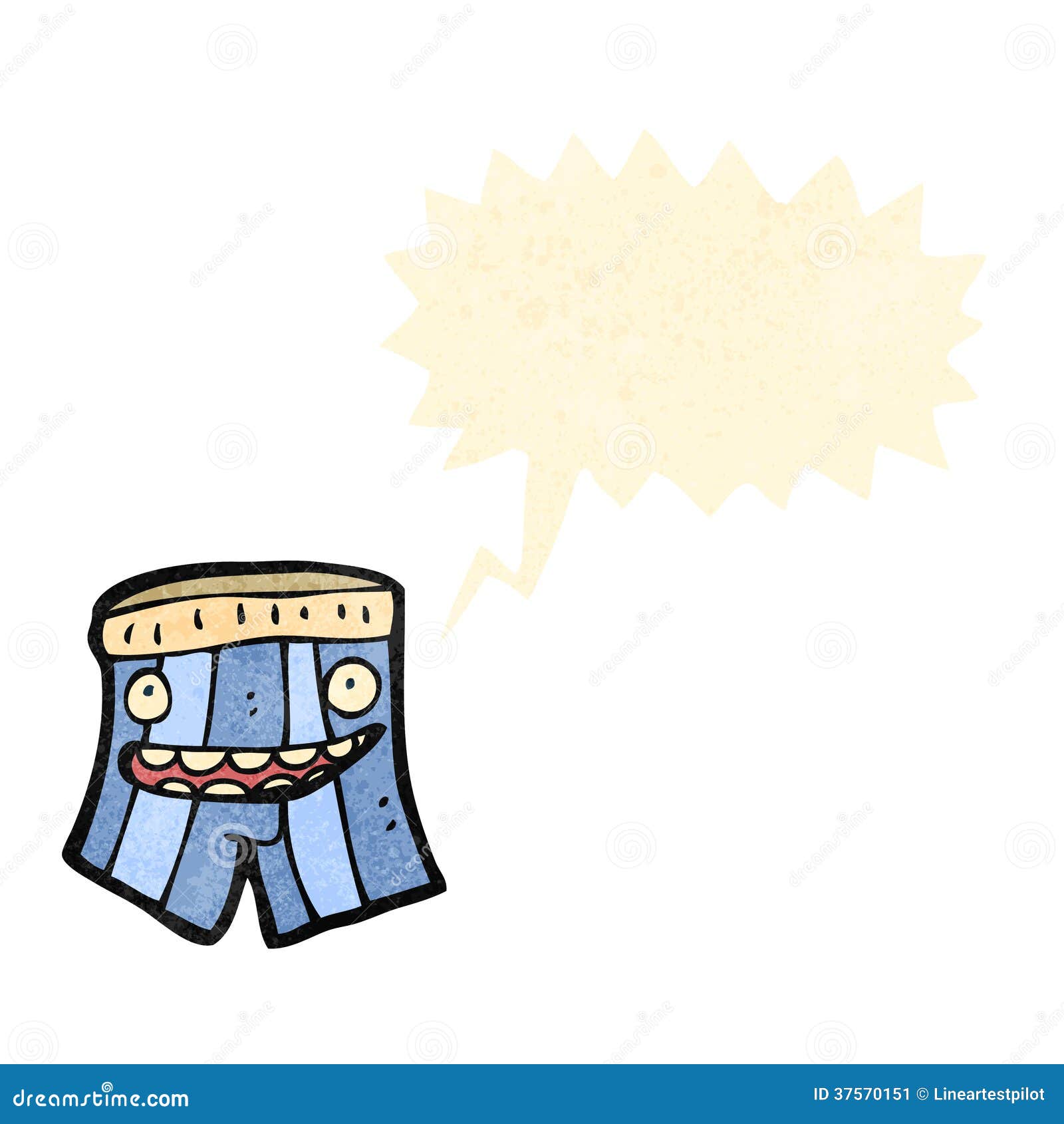 Cartoon boxer shorts stock vector. Illustration of character - 37570151