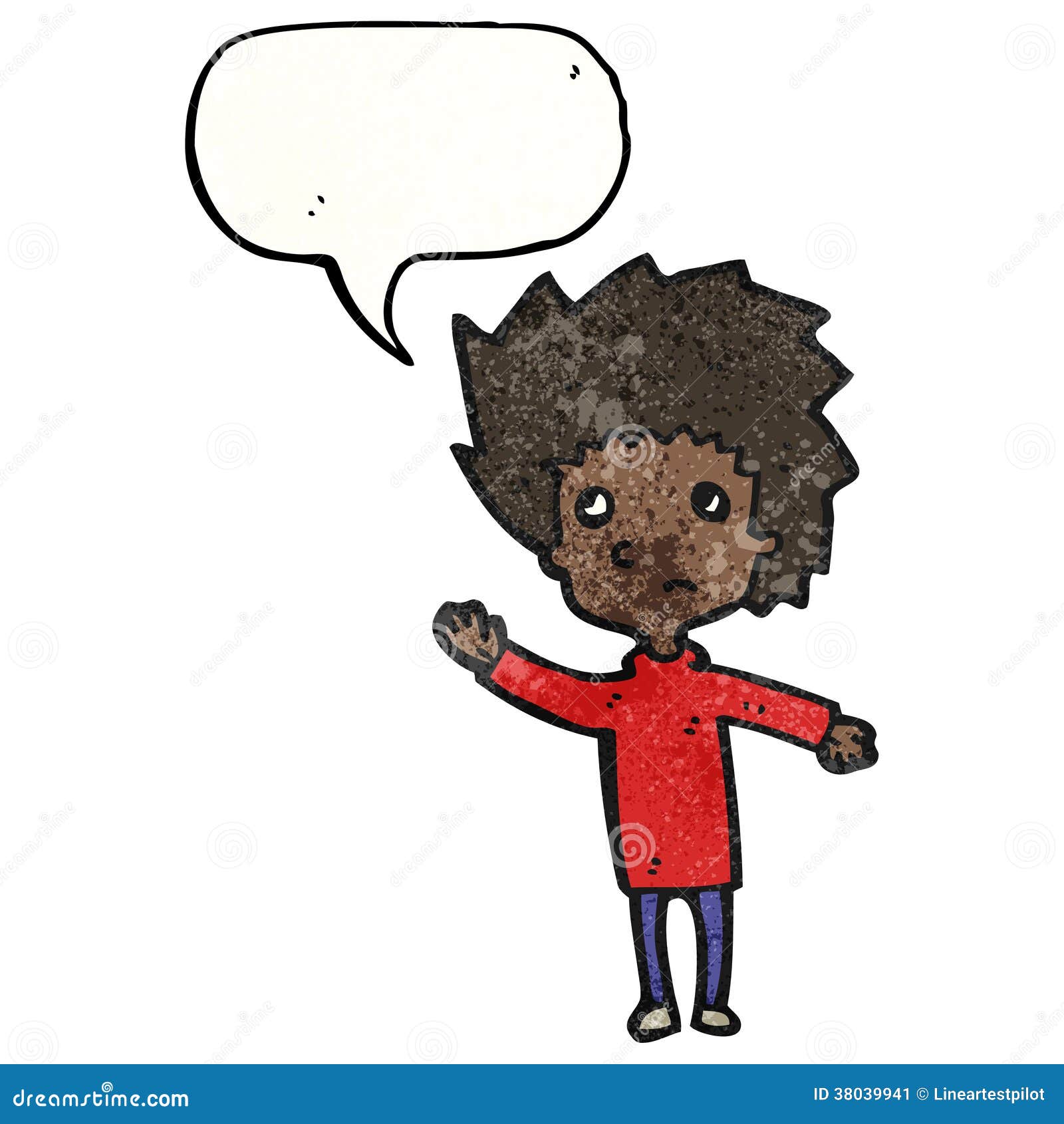 Cartoon Boy Asking Question Stock Vector - Illustration of quirky, male ...