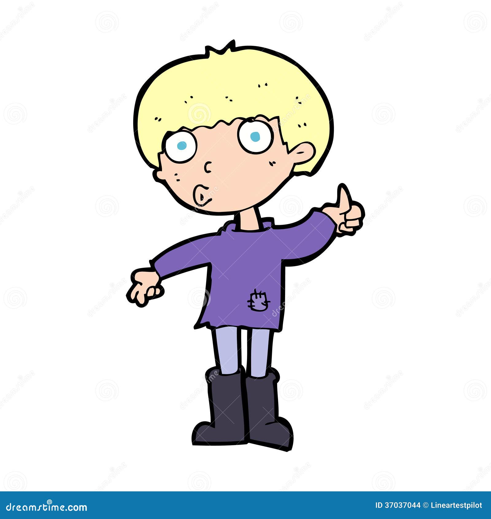 Cartoon Boy Asking Question Stock Vector - Illustration of question ...