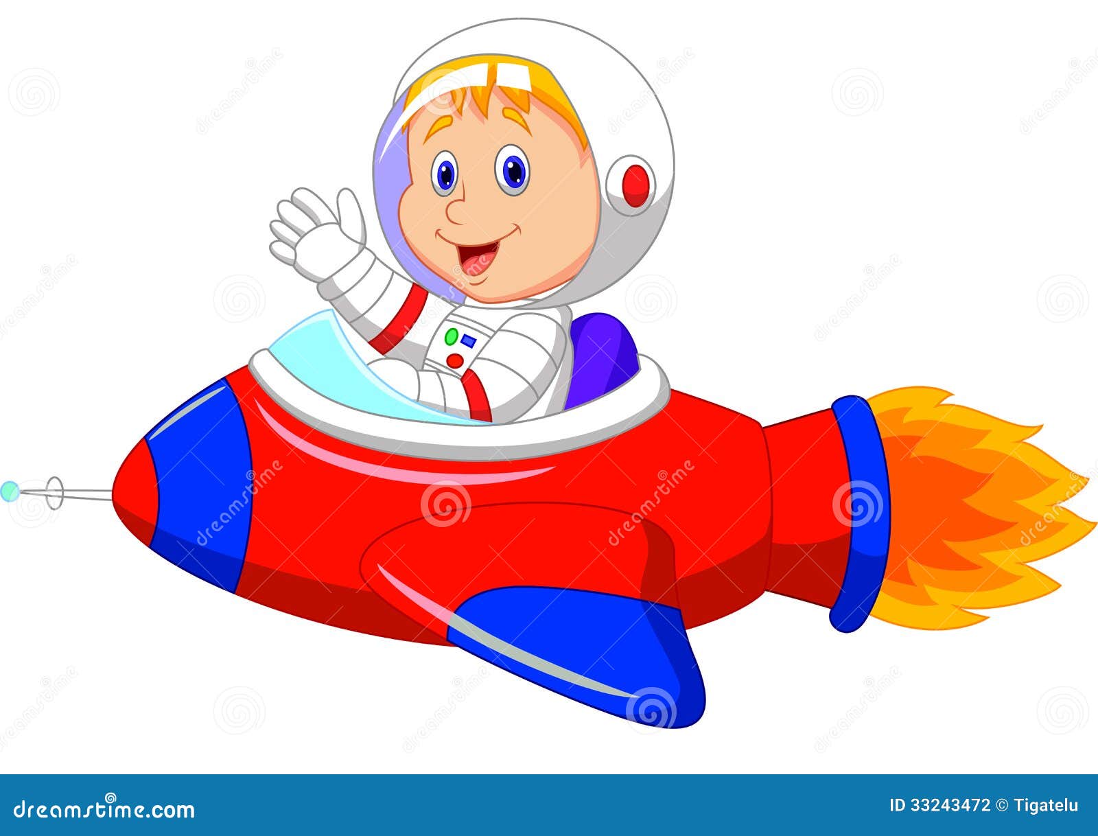 Astronaut Suit Clip Art Red