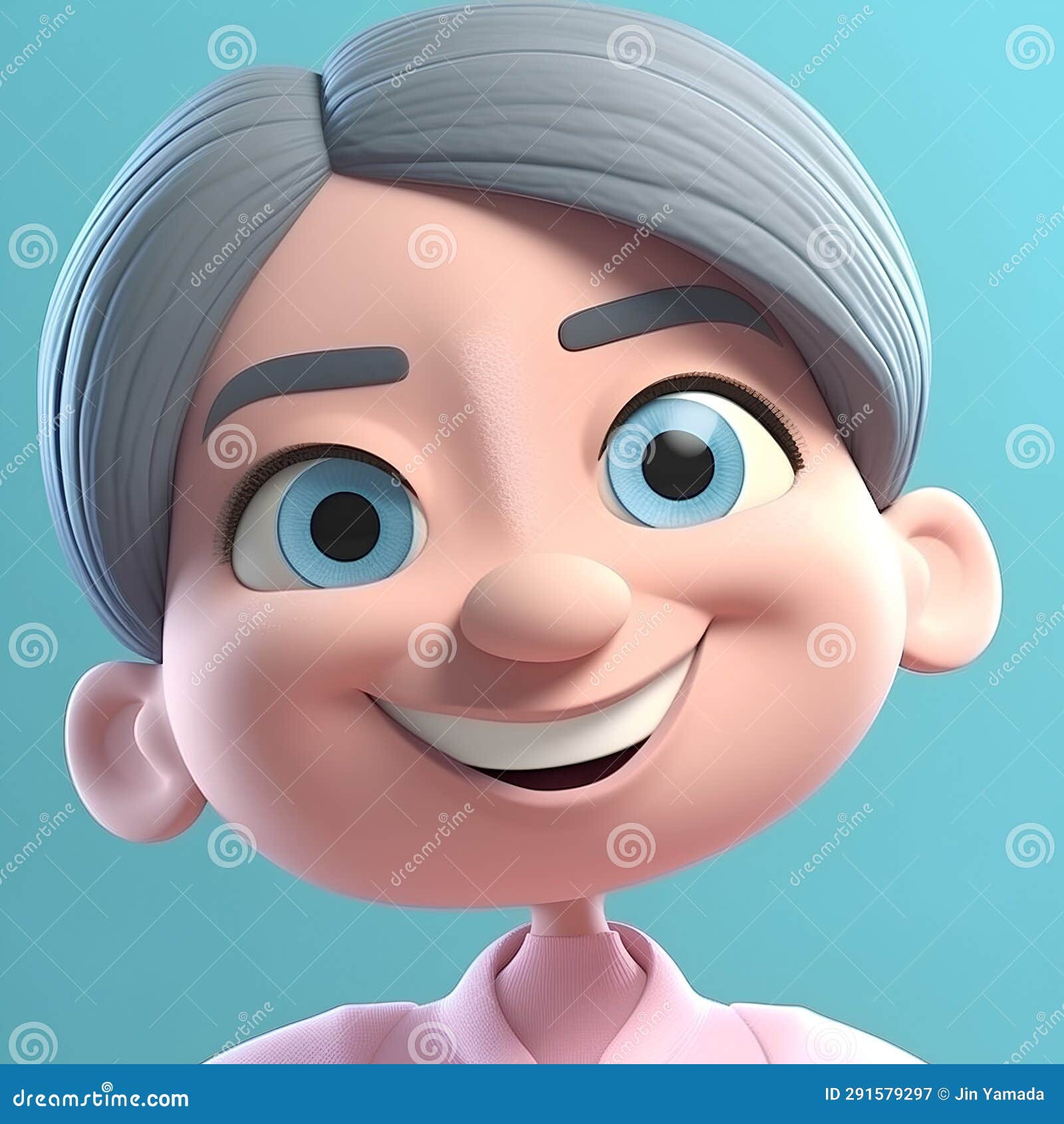 Boy With Blue Hair Cartoon at Tayla Hunter blog