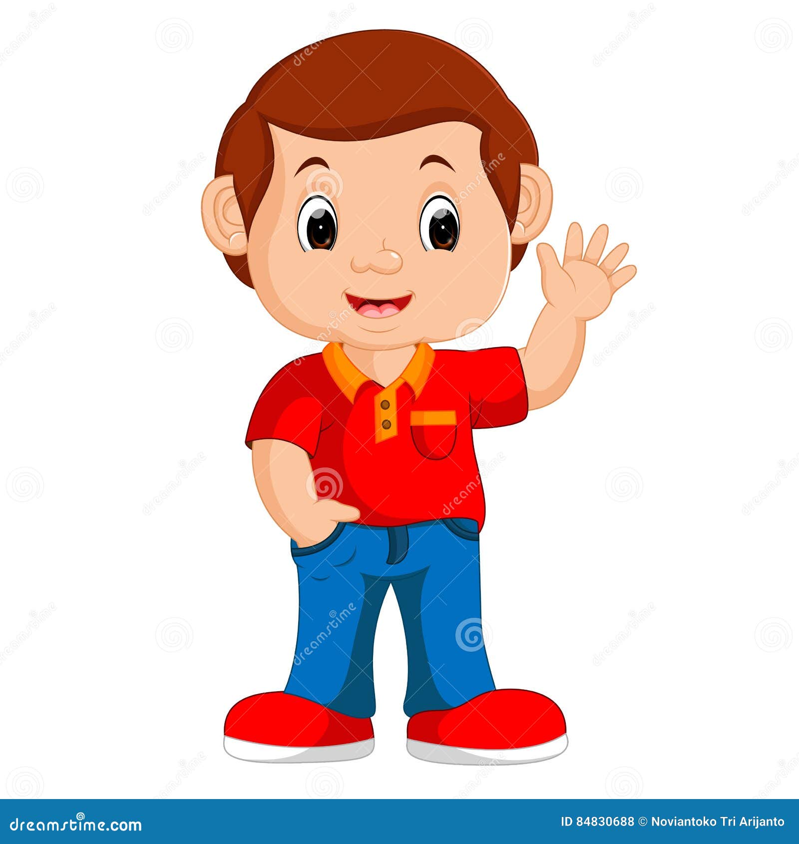 Cartoon boy stock vector. Illustration of cartoon, isolated - 84830688