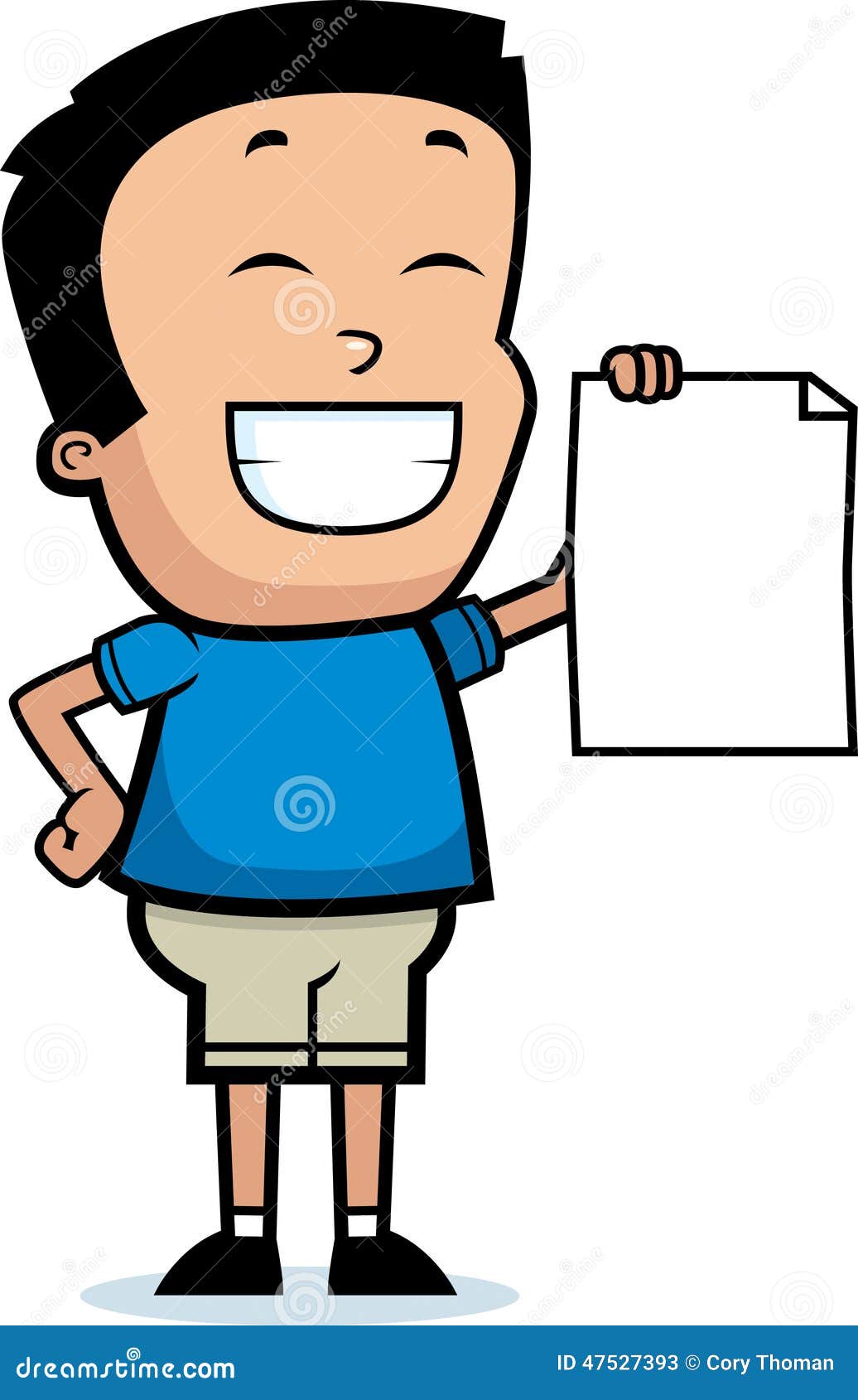 Cartoon Boy Proud stock vector. Illustration of child - 47527393