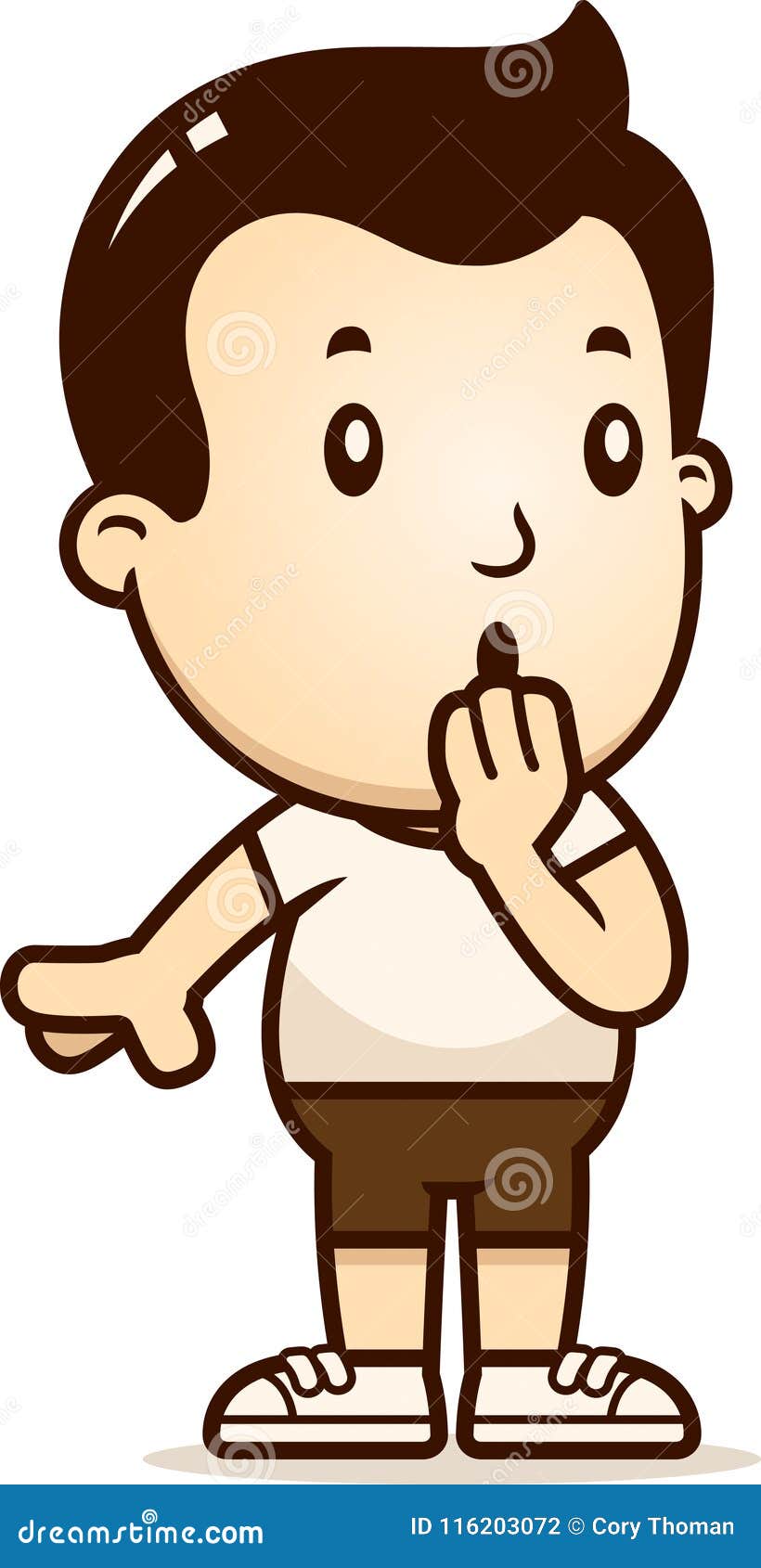 Cartoon Boy Surprised stock vector. Illustration of vector - 116203072