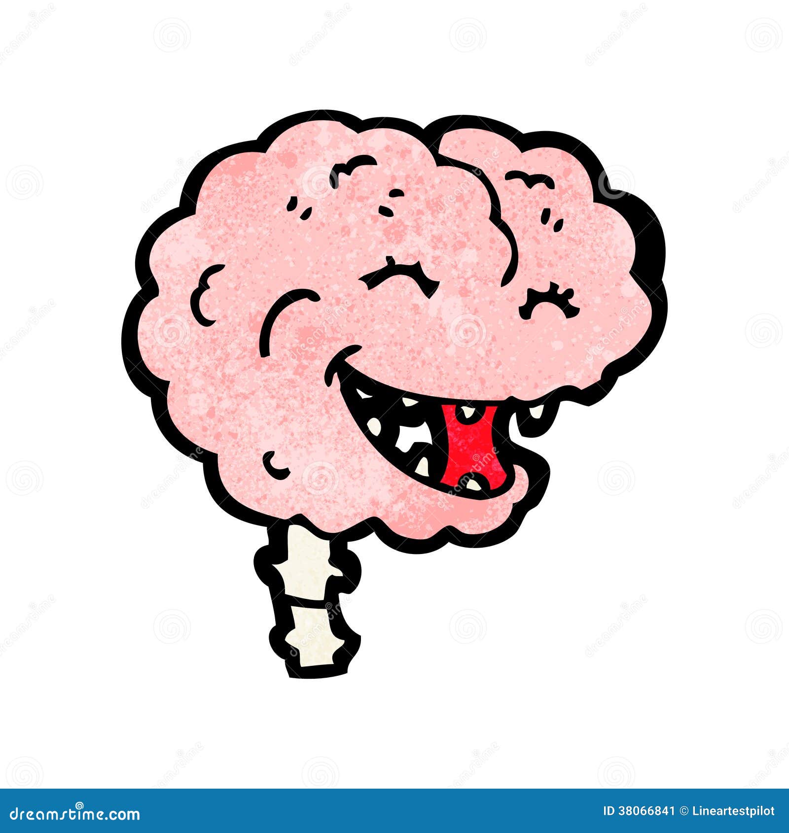Cartoon brain stock vector. Illustration of gross, artwork - 38066841