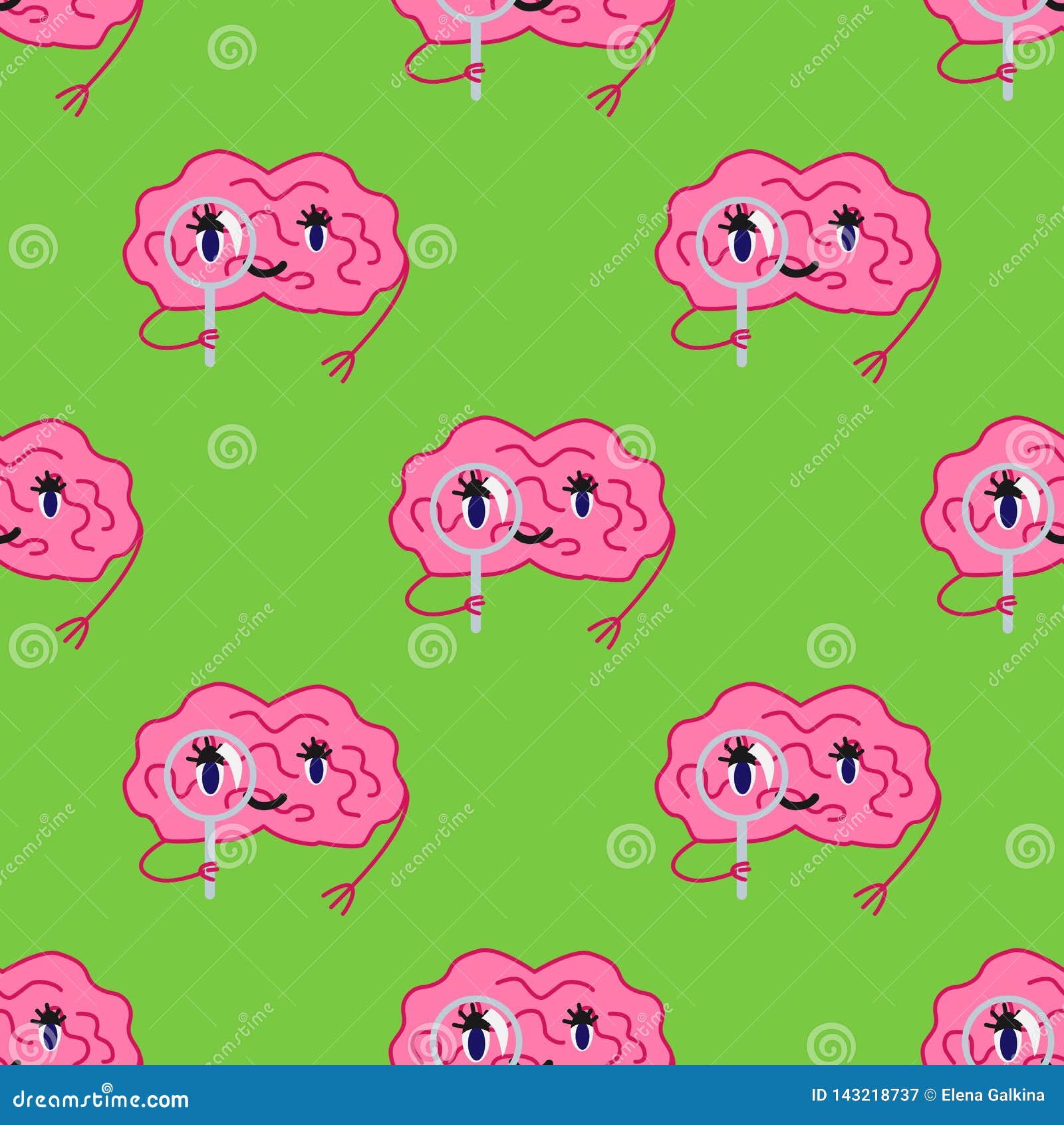 Cartoon brain vector stock vector. Illustration of head - 143218737