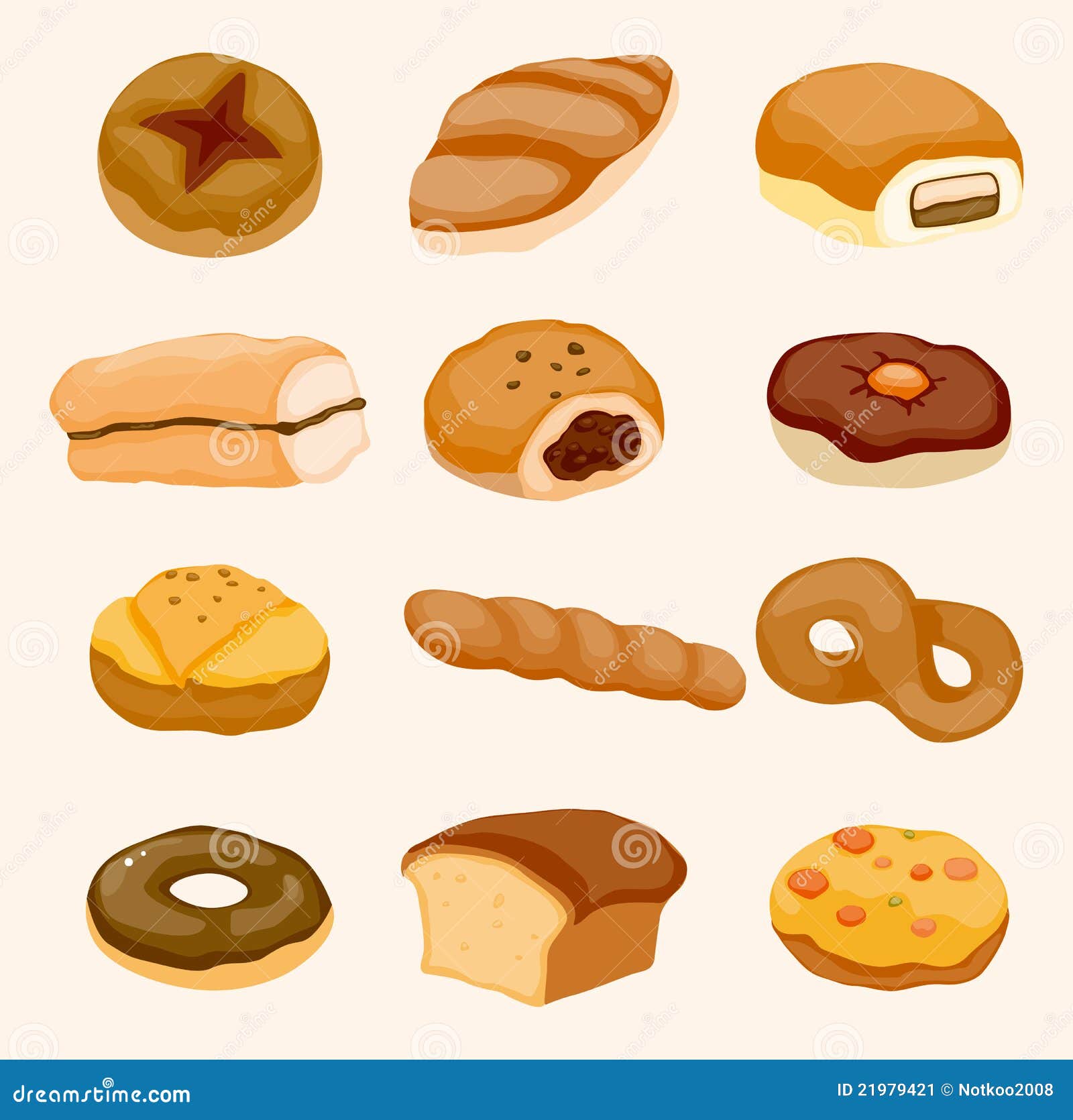 Bread Icon Vector Illustration | CartoonDealer.com #33148486