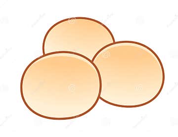 Cartoon Bread Rolls Illustration Stock Vector - Illustration of fresh ...