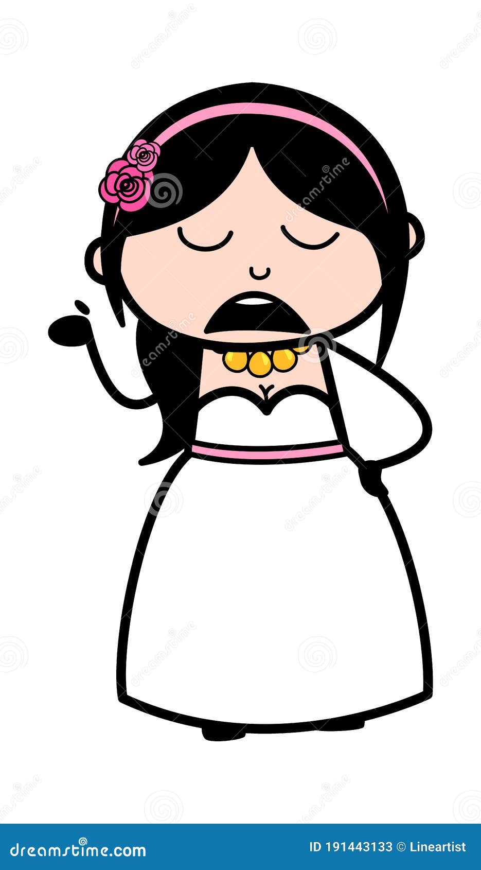 Shocked Bride Cartoon Stock Photography | CartoonDealer.com #191443196