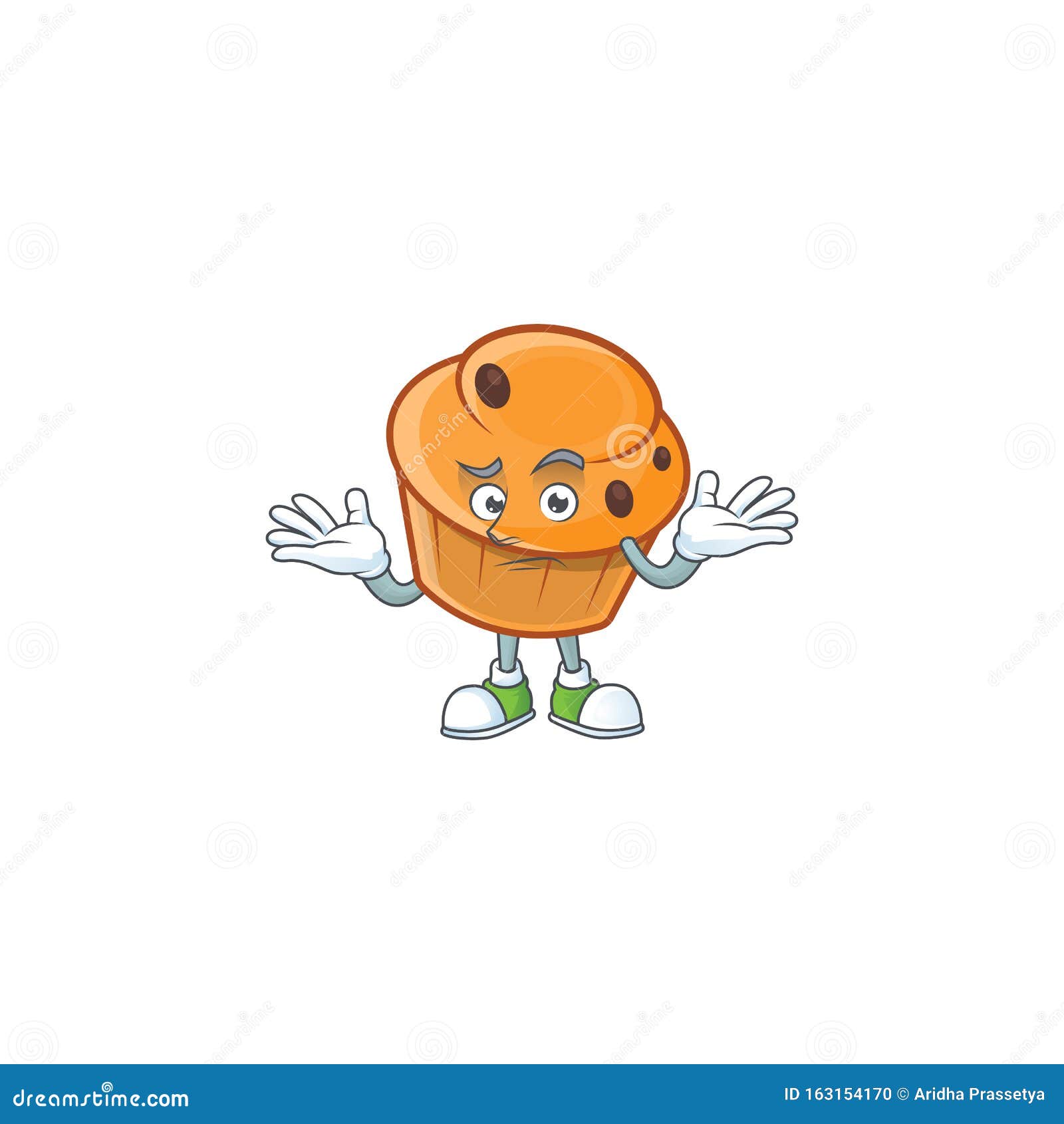 Cartoon Brioche in the Grinning Character Shape. Stock Vector ...
