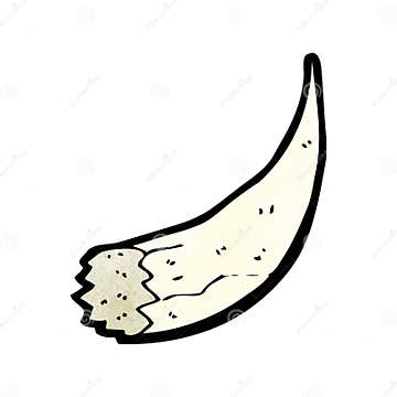 Cartoon broken old tusk stock vector. Illustration of crazy - 38045193