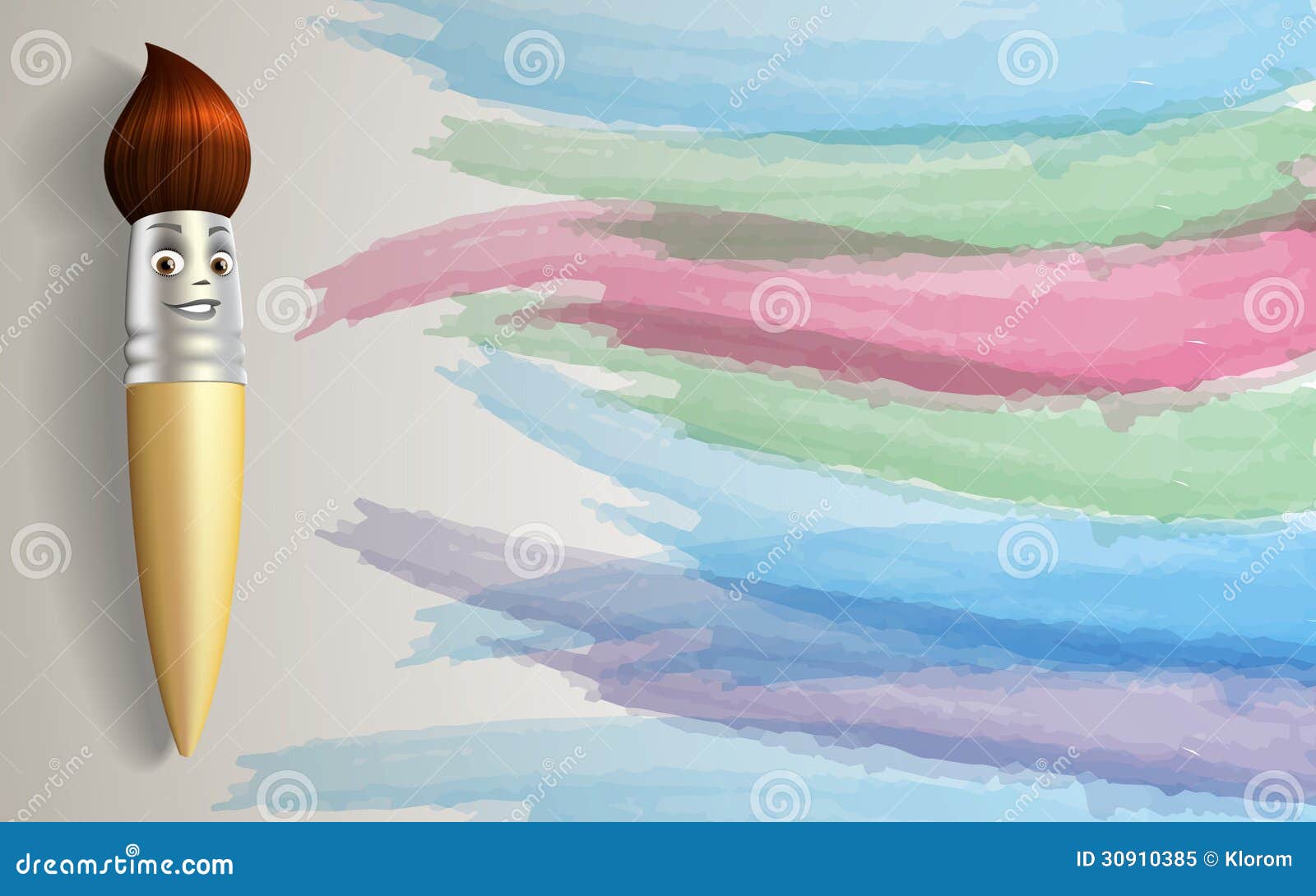 Cartoon Man With A Brush Drawing The Text STOP PFAS On The Wall Stock ...