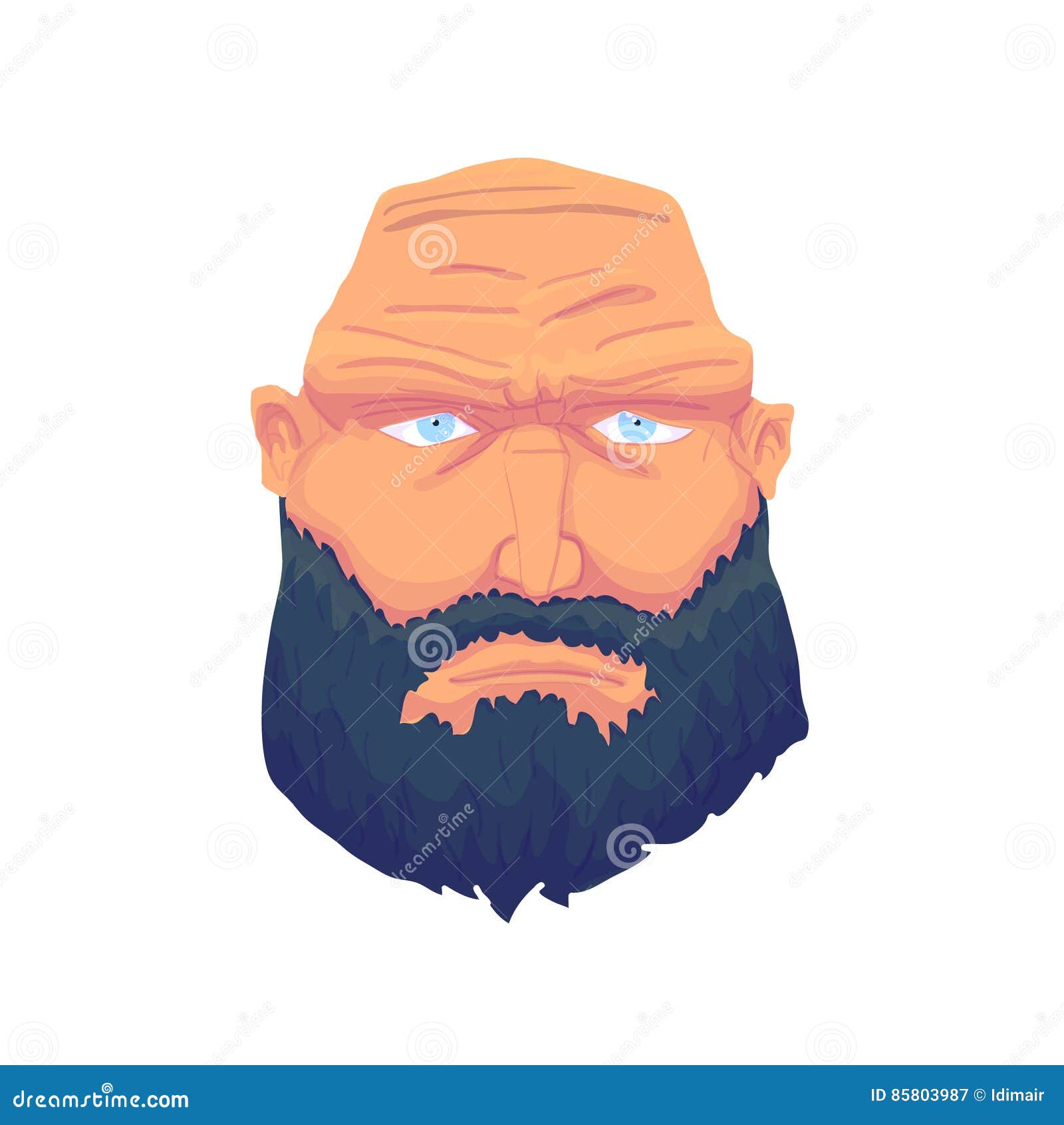 Brutal Face Man Pixel Art Gigachad. 8 Bit Vector Illustration ...