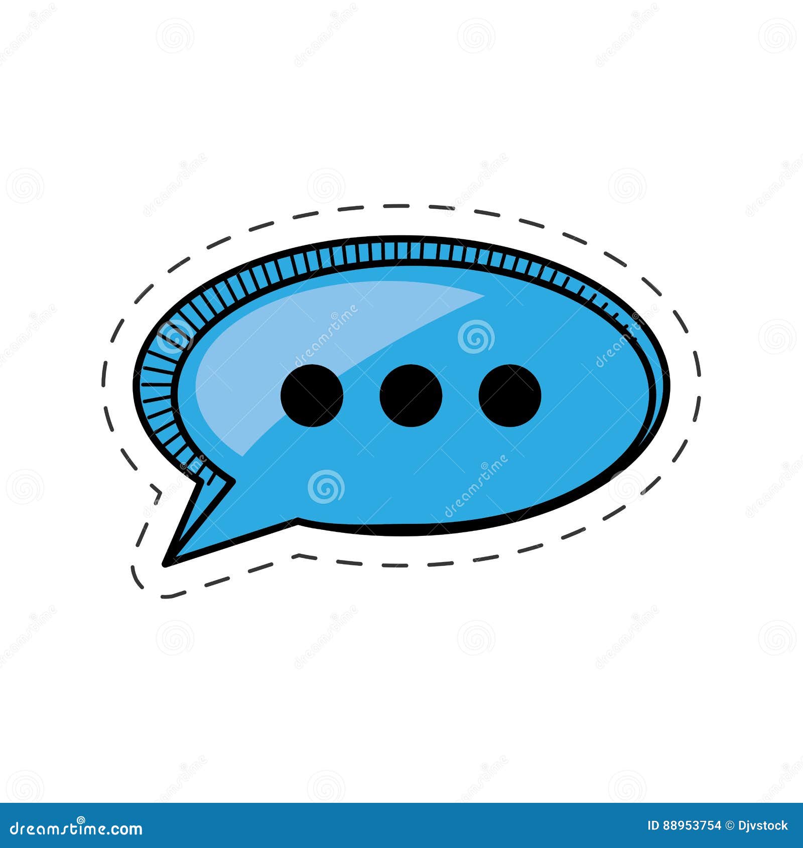 Cartoon Bubble Speech Communication Talk Stock Illustration ...