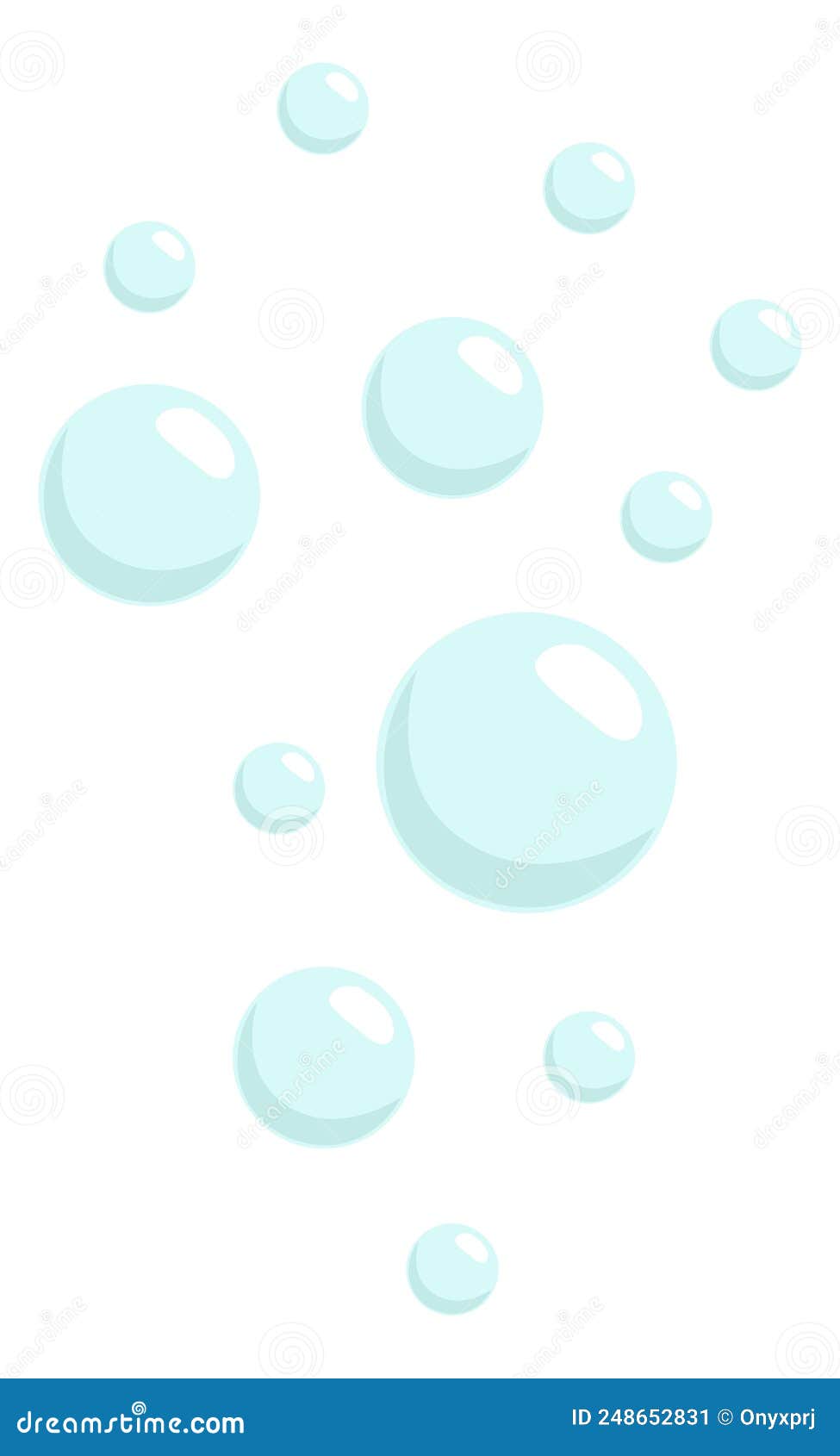 Cartoon bubbles. Air balls stock vector. Illustration of liquid - 248652831