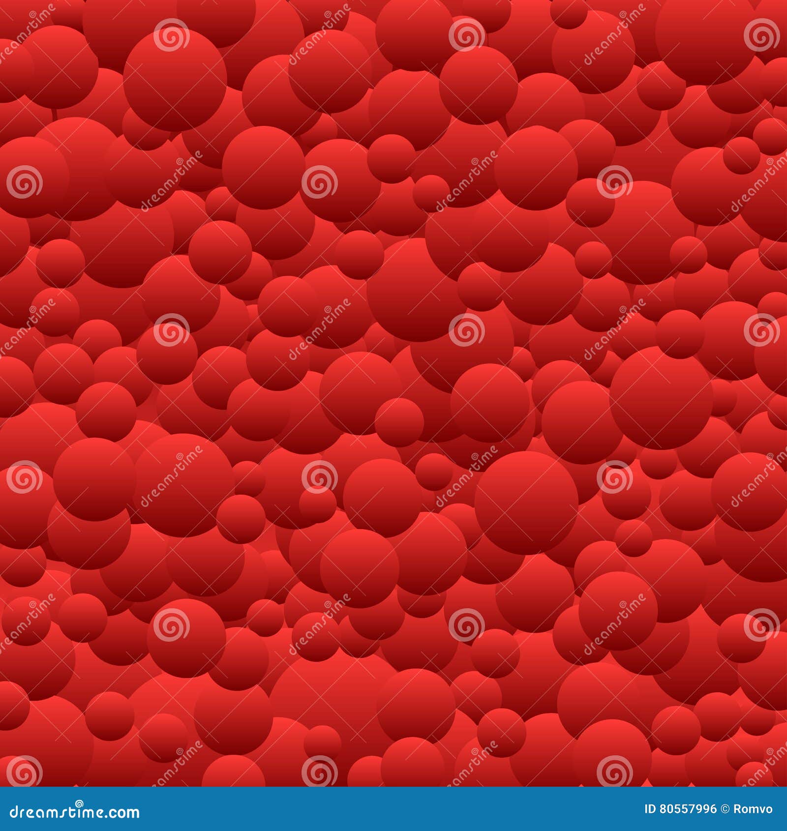Cartoon Buble Red Circles Stock Vector Illustration Of Bead 80557996