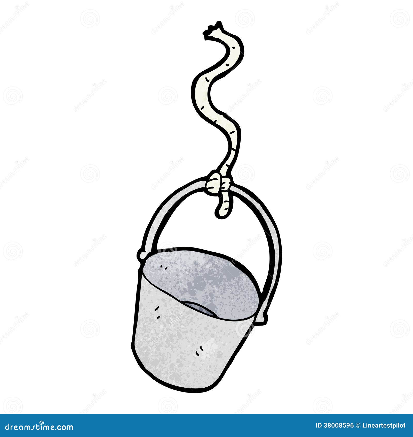 Cartoon bucket stock vector. Illustration of bucket, funny - 38008596