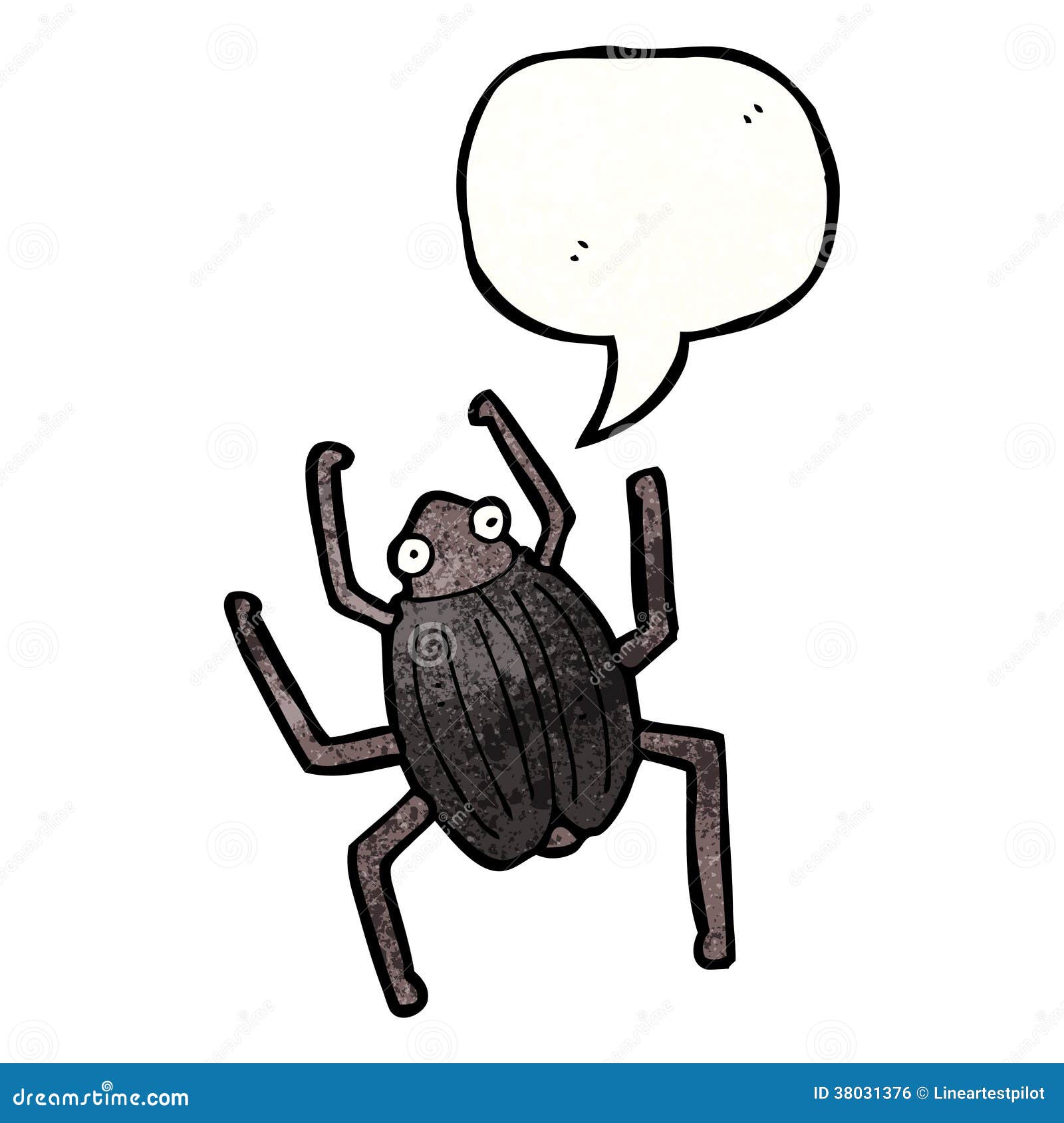 Cartoon bug stock vector. Illustration of crazy, drawing - 38031376