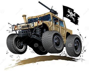 Cartoon Buggy stock vector. Illustration of cartoon, jump - 57489401