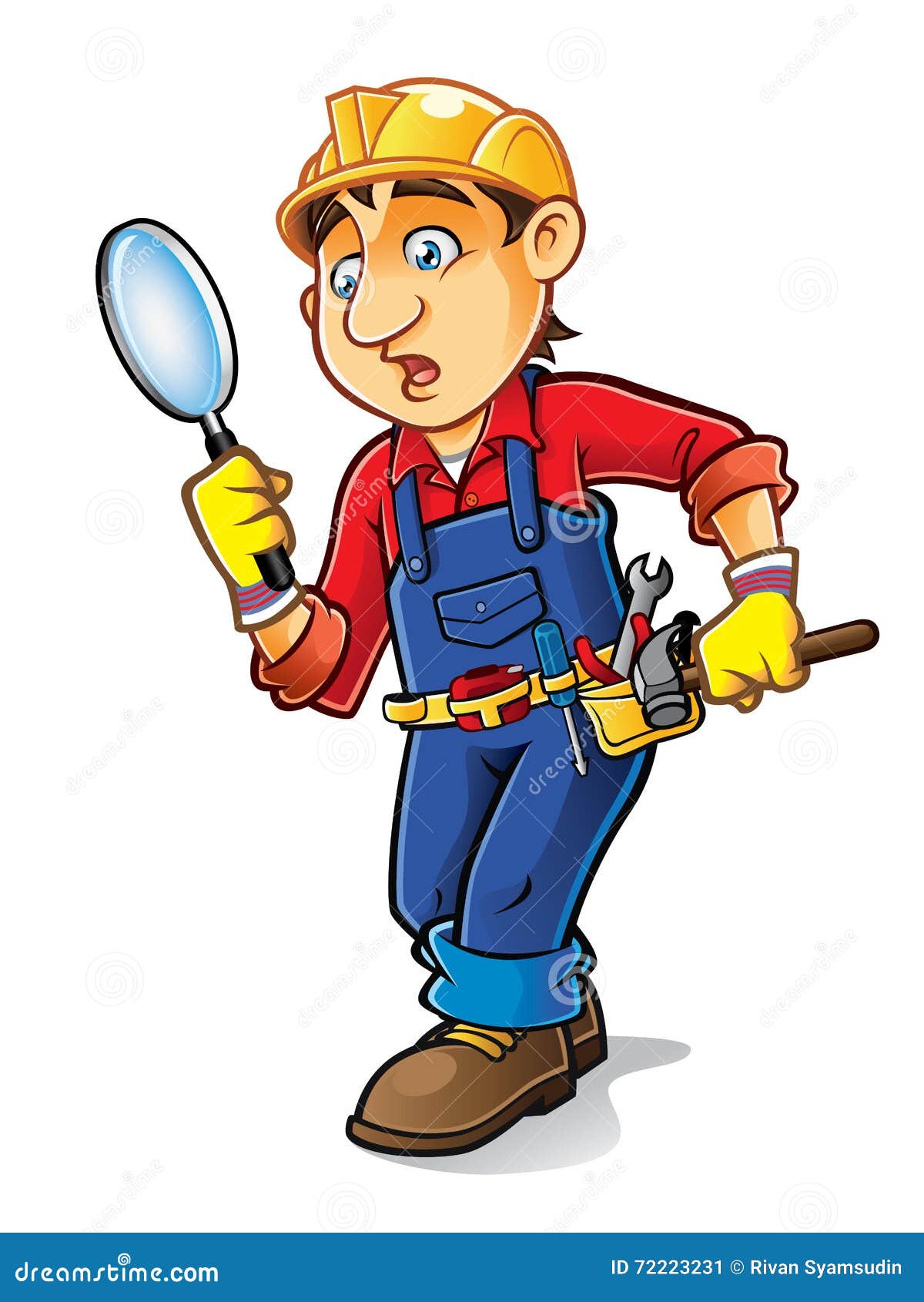 Cartoon Searching For Something