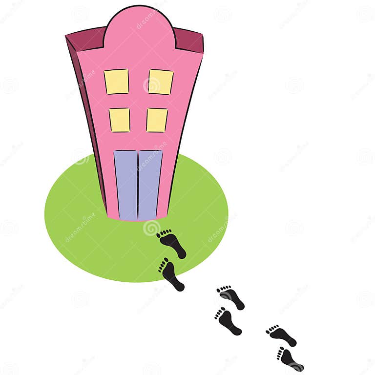 Cartoon building stock vector. Illustration of structure - 10979454