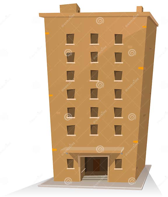 Cartoon Building stock vector. Illustration of building - 22650853