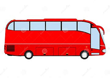Cartoon coach bus. stock vector. Illustration of autobus - 107201882