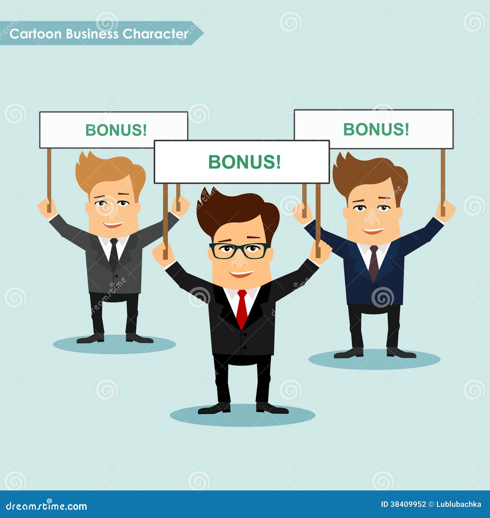 Cartoon Business Character Vector Illustration. Co Stock Vector ...