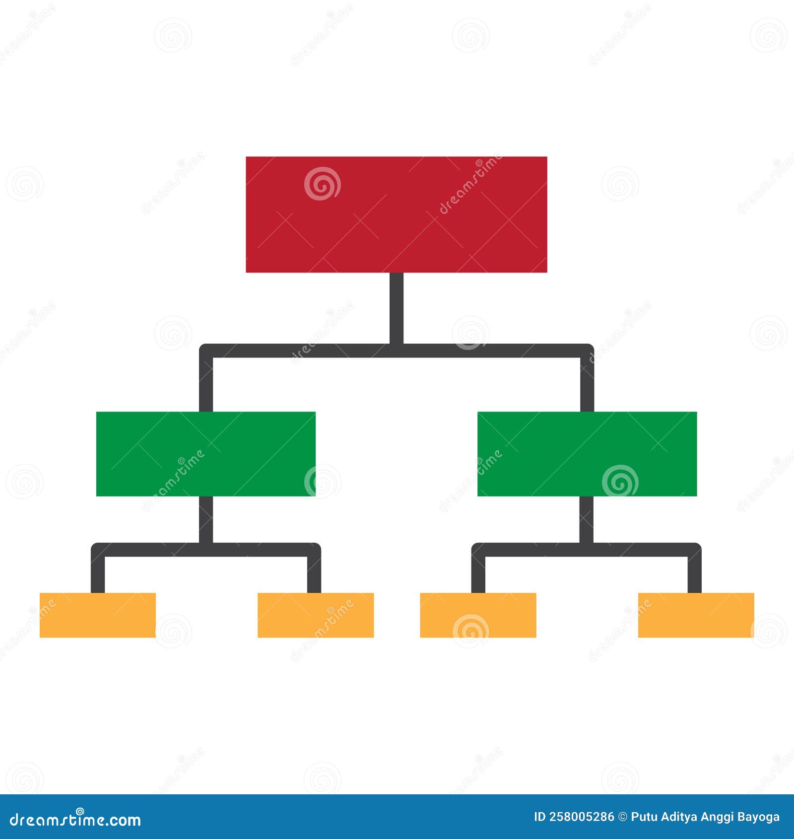 Cartoon business structure stock vector. Illustration of icon - 258005286