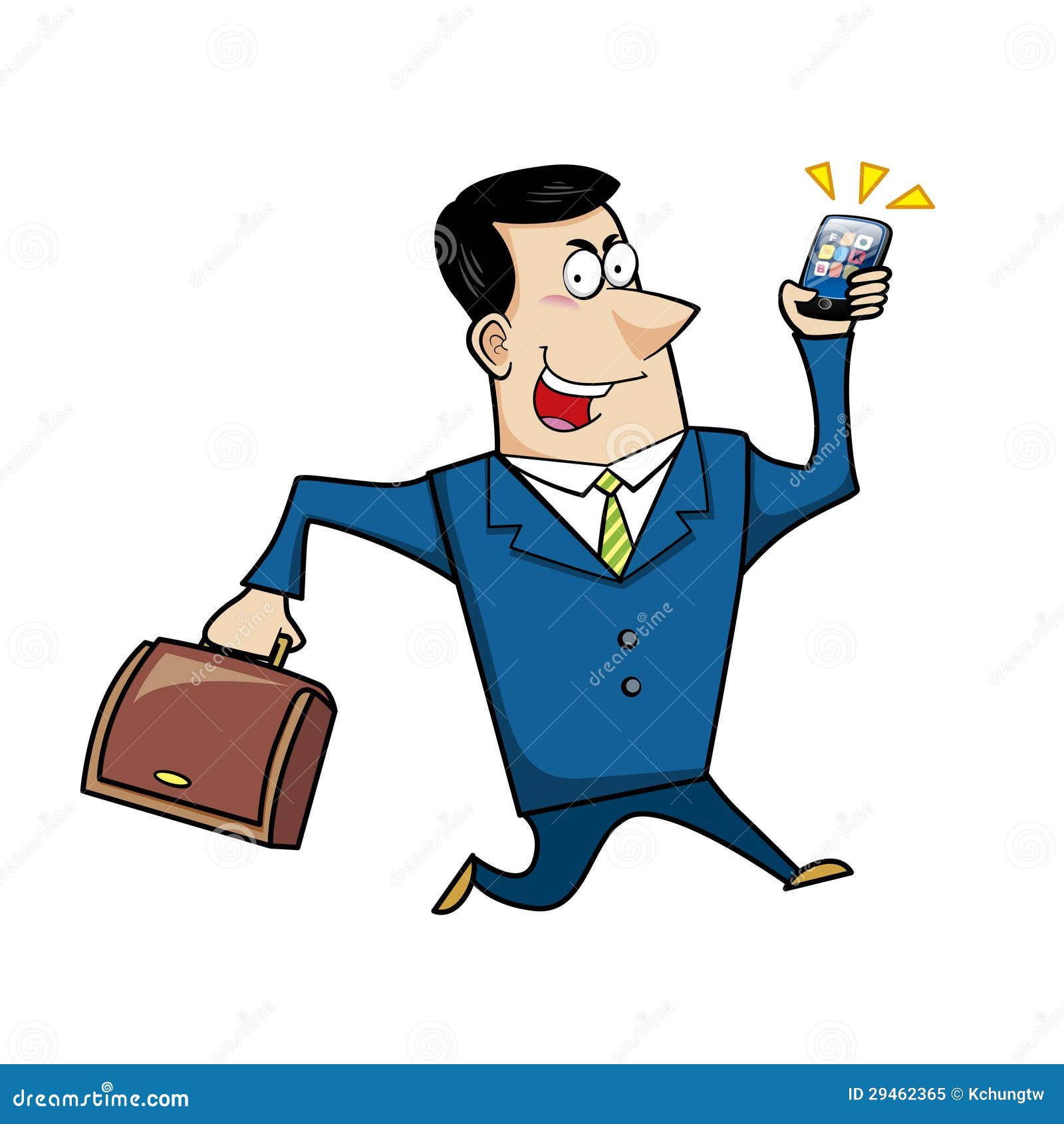 Cartoon business man stock vector. Illustration of boss - 29462365