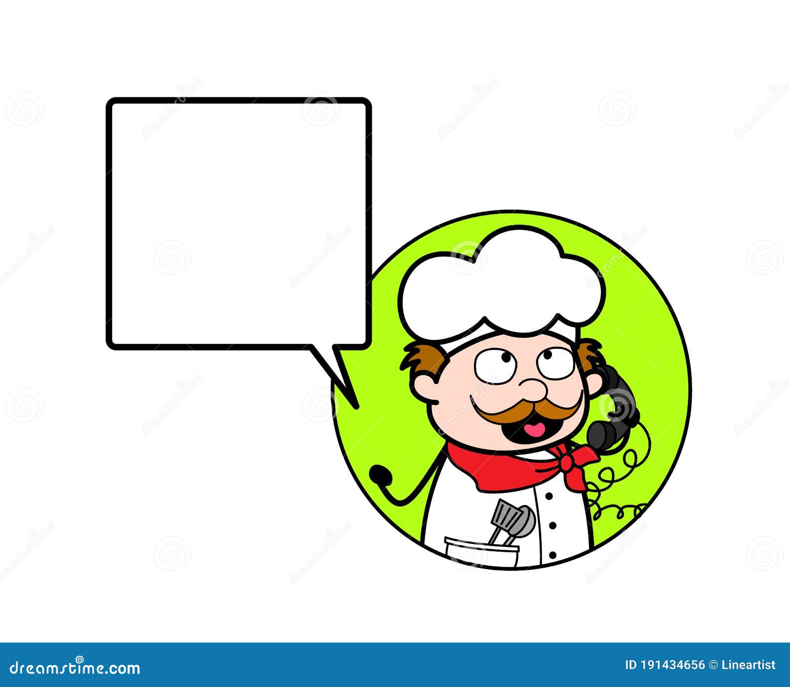 Cartoon Businessman Calling On Cell Phone Royalty-Free Illustration ...